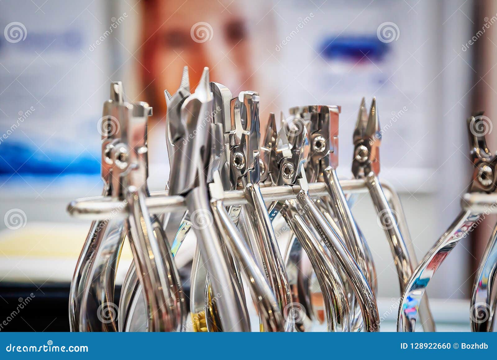 Set of dentist tools stock photo. Image of operation - 128922660