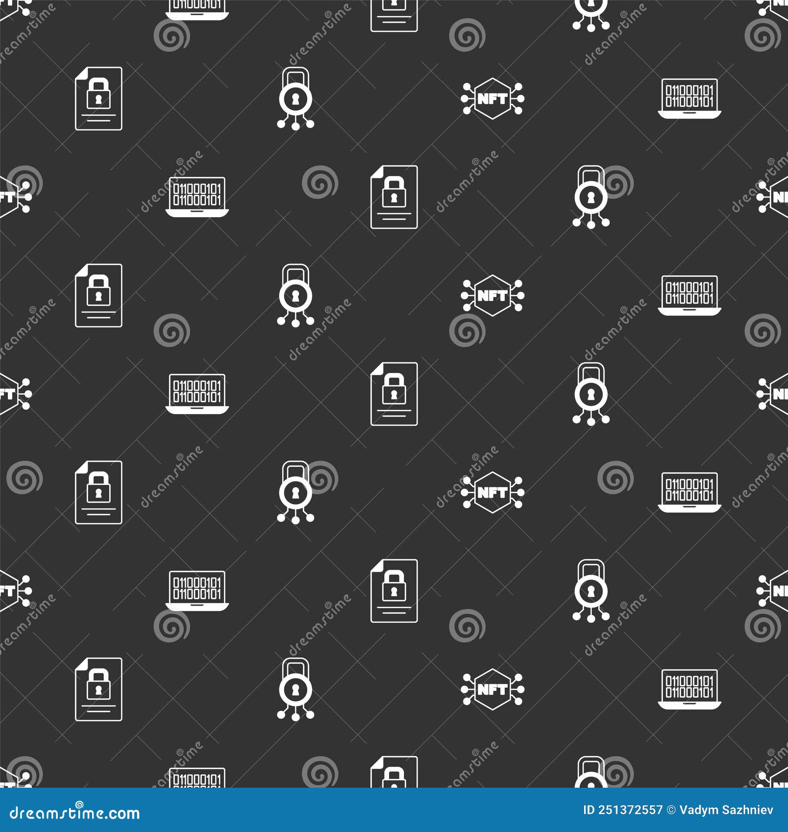 Set NFT Digital Crypto Art, Binary Code, Document and Lock and Cyber ... Set NFT Digital Crypto Art, Binary Code, Document and Lock and Cyber ...
