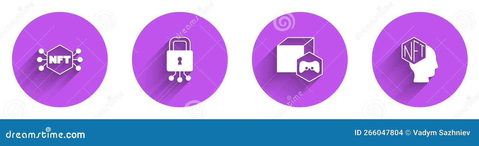 Set NFT Digital Crypto Art, Cyber Security, and Icon with Long Shadow ... Set NFT Digital Crypto Art, Cyber Security, and Icon with Long Shadow ...