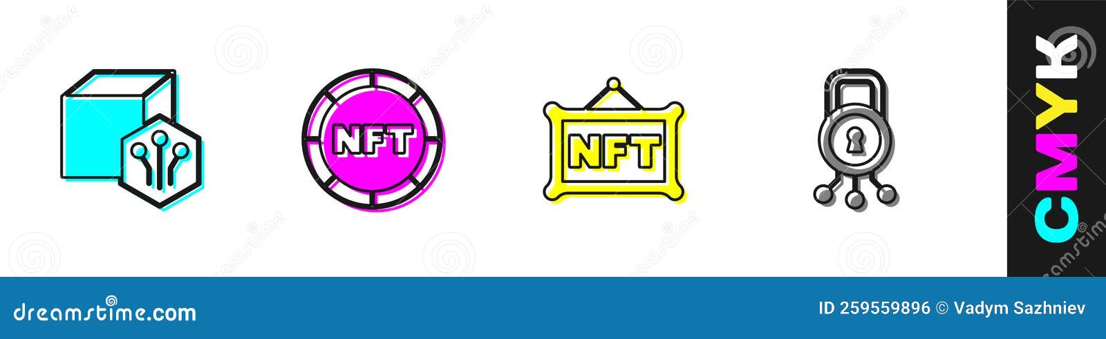 Set NFT Digital Crypto Art, and Cyber Security Icon. Vector Stock ... Set NFT Digital Crypto Art, and Cyber Security Icon. Vector Stock ...