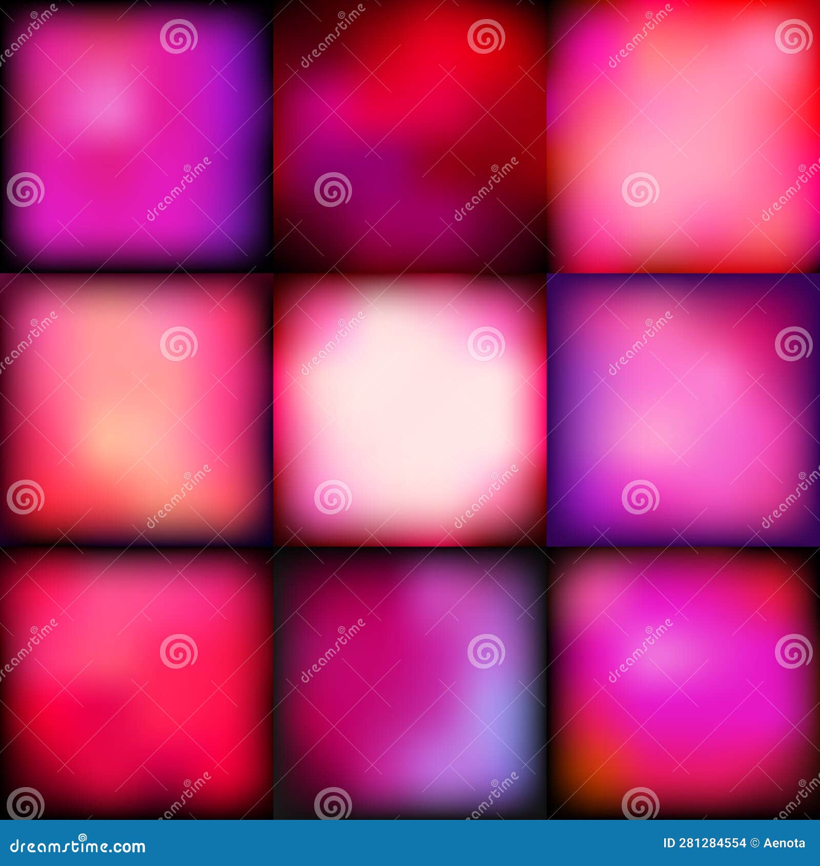 Set of Nice Crimson Mesh Gradient - Vector Illustration Stock Vector ...