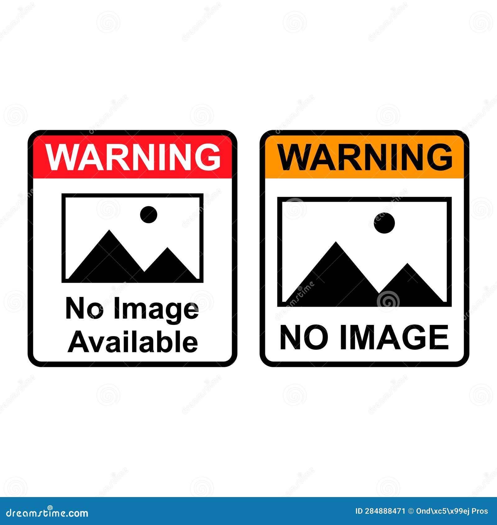Set of No Image Vector Symbol, Missing Available Icon. No Gallery for ...