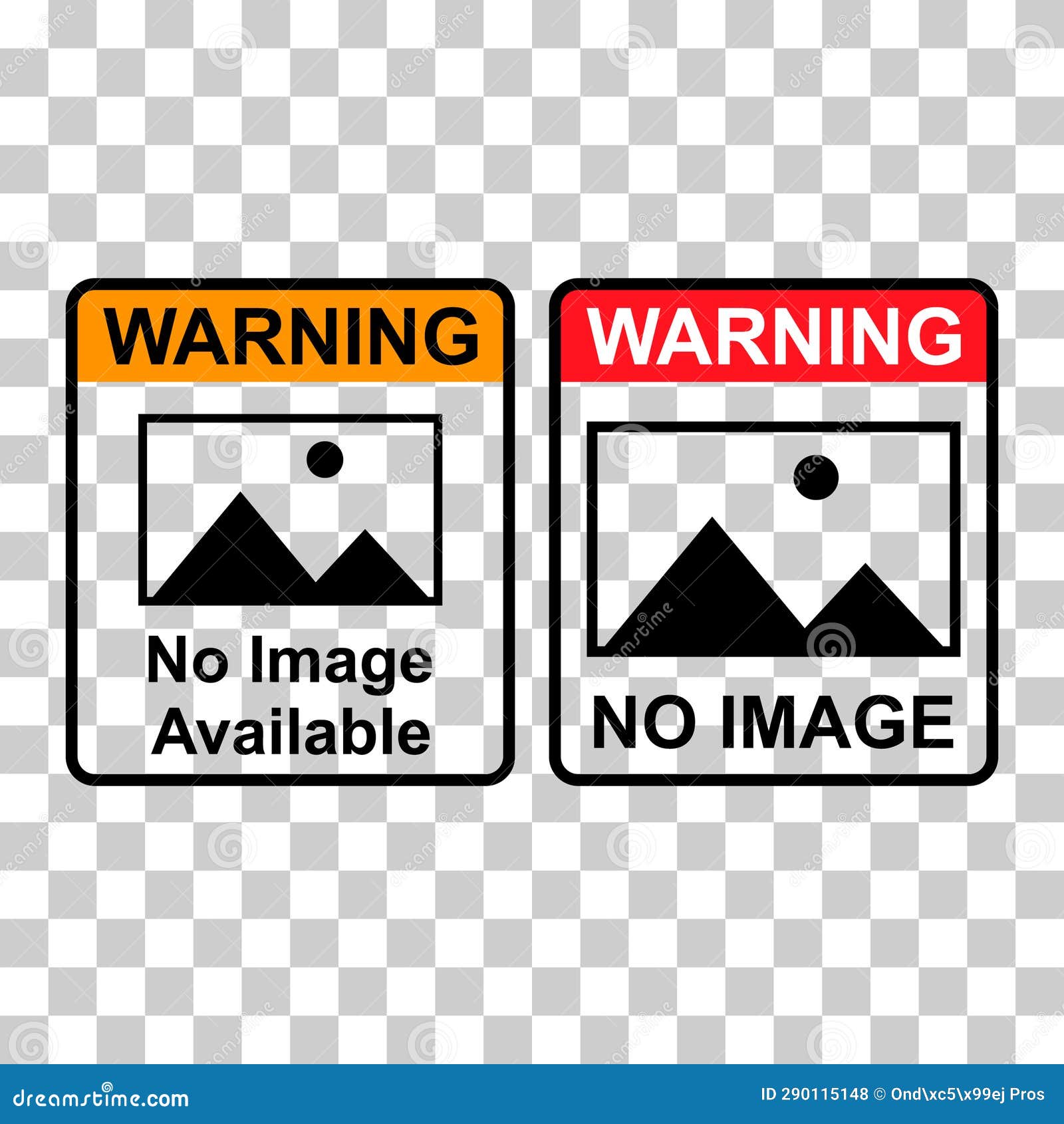 Set of No Image Vector Symbol, Missing Available Icon. No Gallery for ...