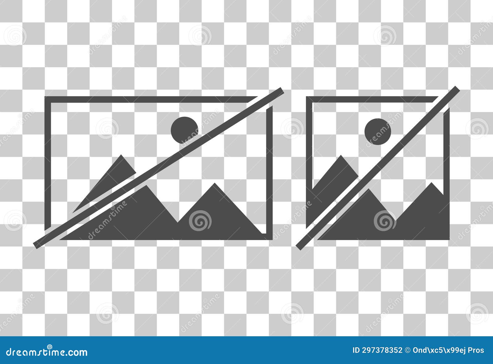 Set of No Image Vector Symbol, Missing Available Icon. No Gallery for ...