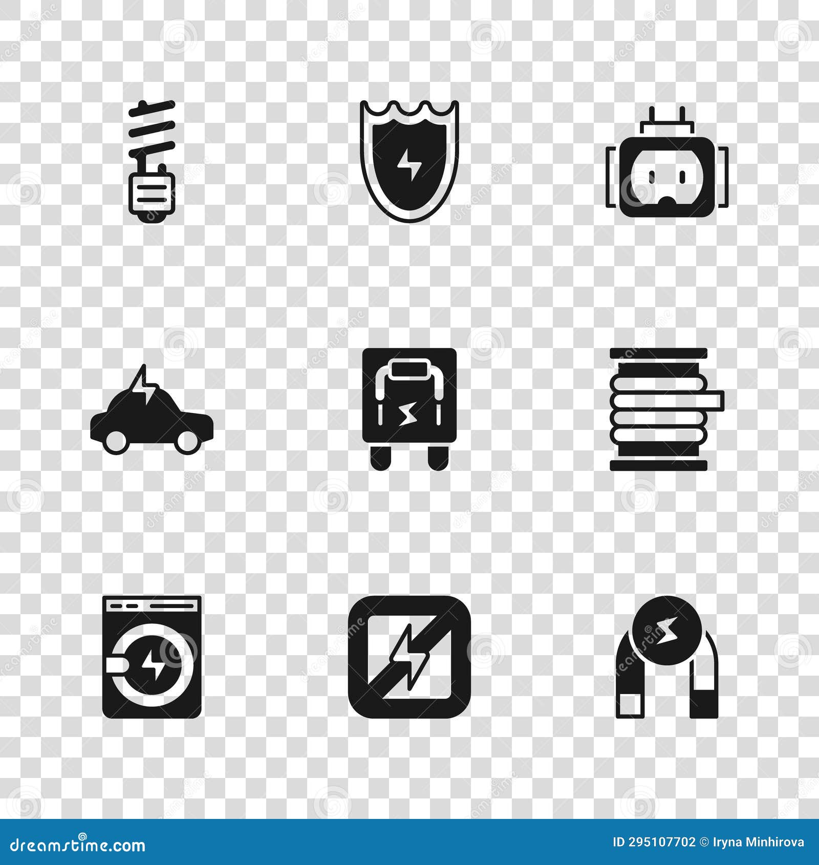 Electrical Shield Industrial Logo Vector Illustration | CartoonDealer ...