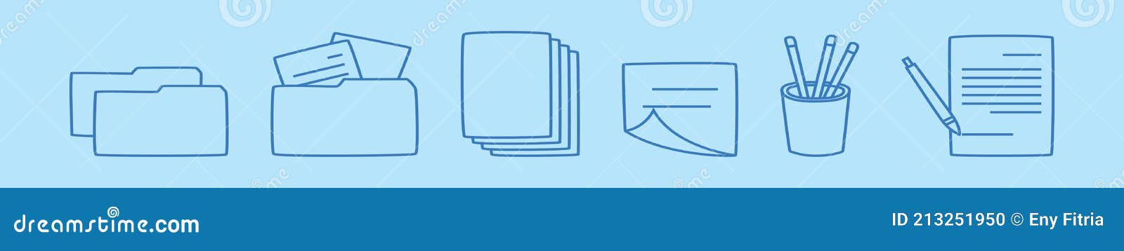 Set of Note Cartoon Icon Design Template with Various Models. Vector ...