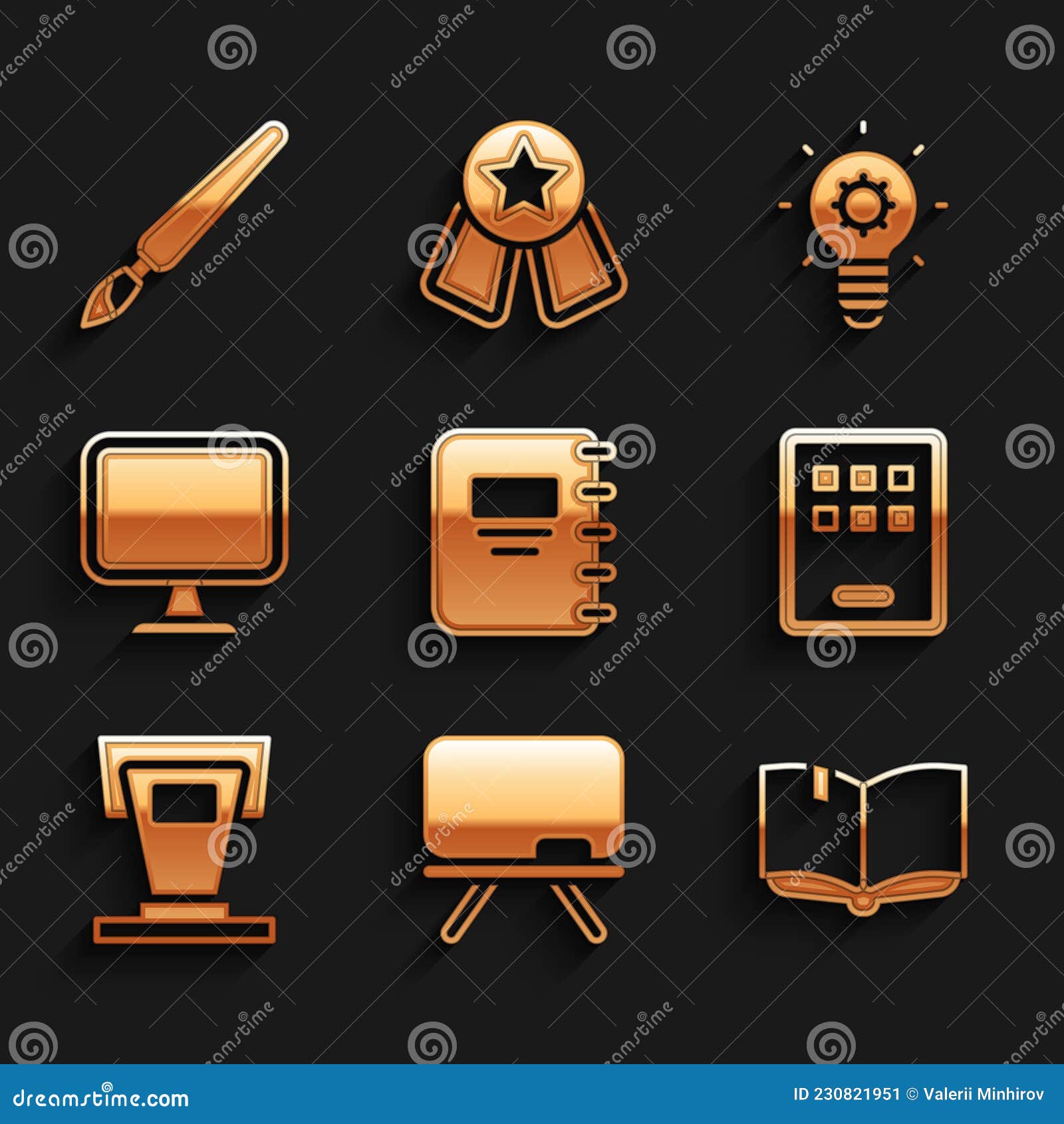 Set Notebook, Chalkboard, Open, Graphic Tablet, Stage Stand, Computer ... Set Notebook, Chalkboard, Open, Graphic Tablet, Stage Stand, Computer ...