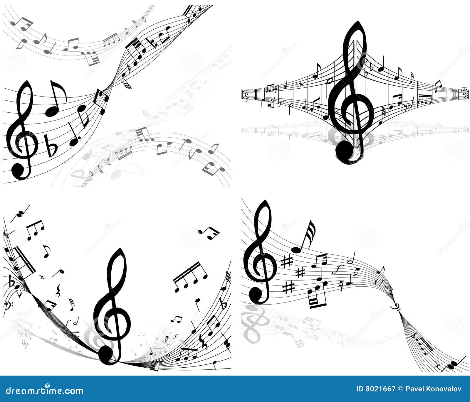 Set of notes stuff stock vector. Illustration of cuts - 8021667