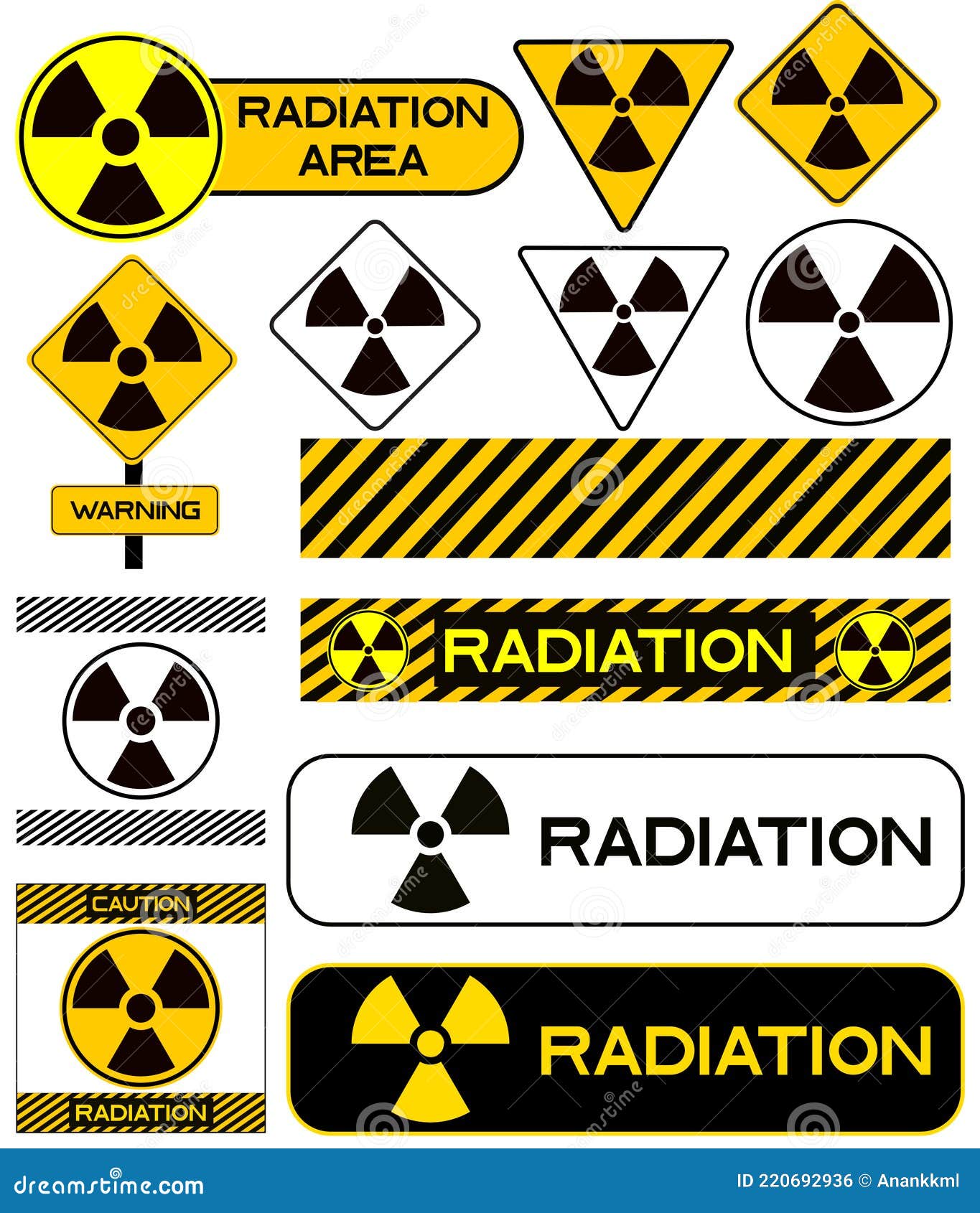 Radiation Hazard Symbol In A Room Royalty-Free Stock Image ...