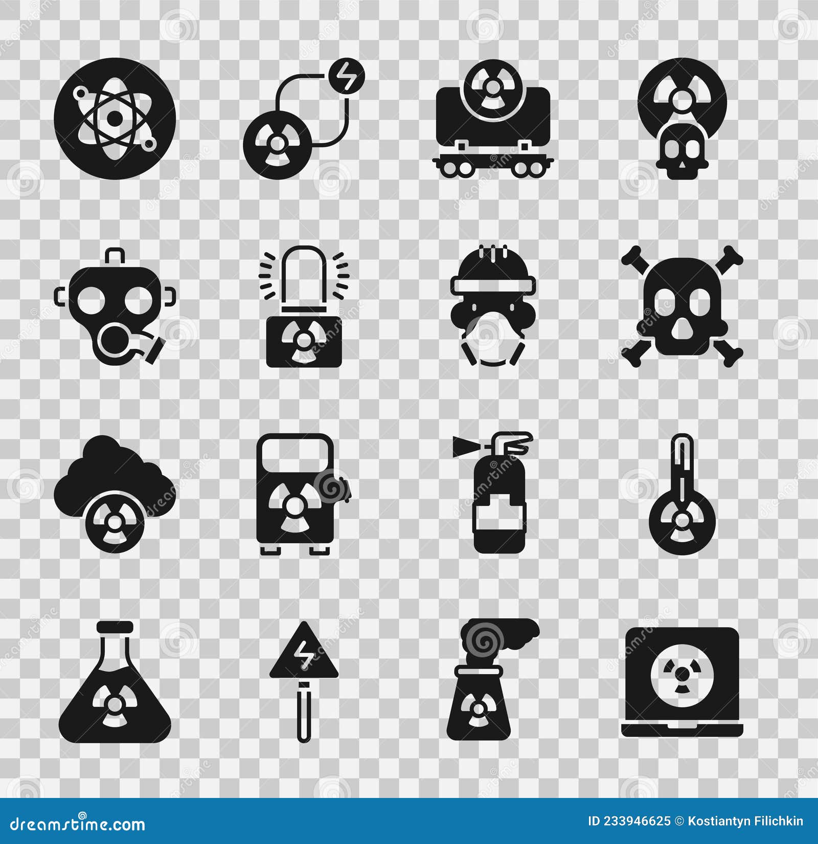 Set Nuclear Laptop, Meteorology Thermometer, Bones and Skull Warning ... Set Nuclear Laptop, Meteorology Thermometer, Bones and Skull Warning ...