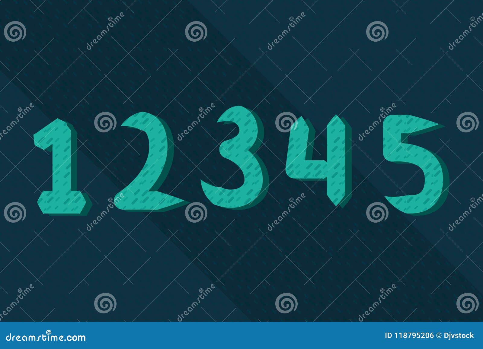 Set numbers comic style stock vector. Illustration of game - 118795206