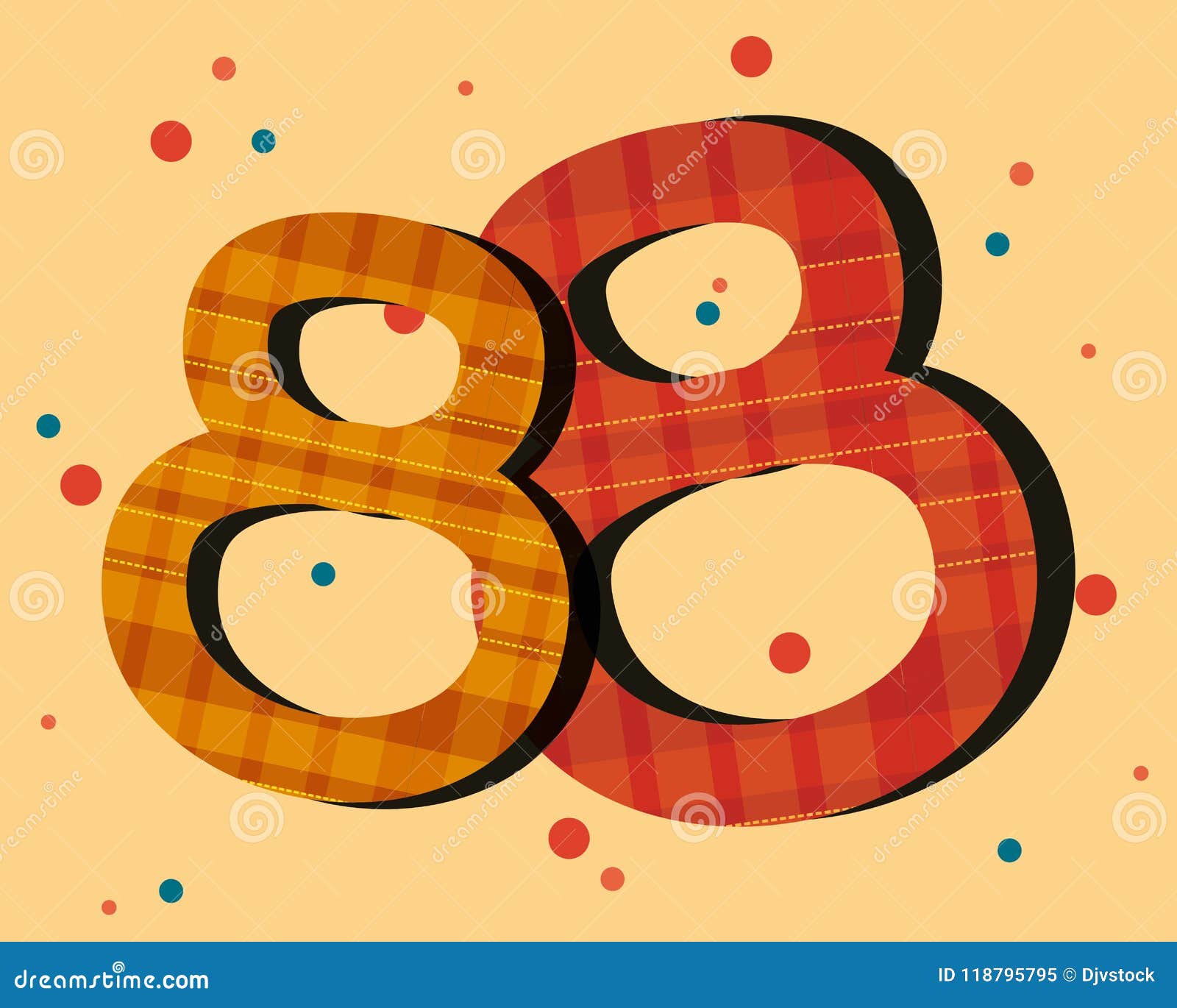 Set numbers comic style stock vector. Illustration of teaching - 118795795