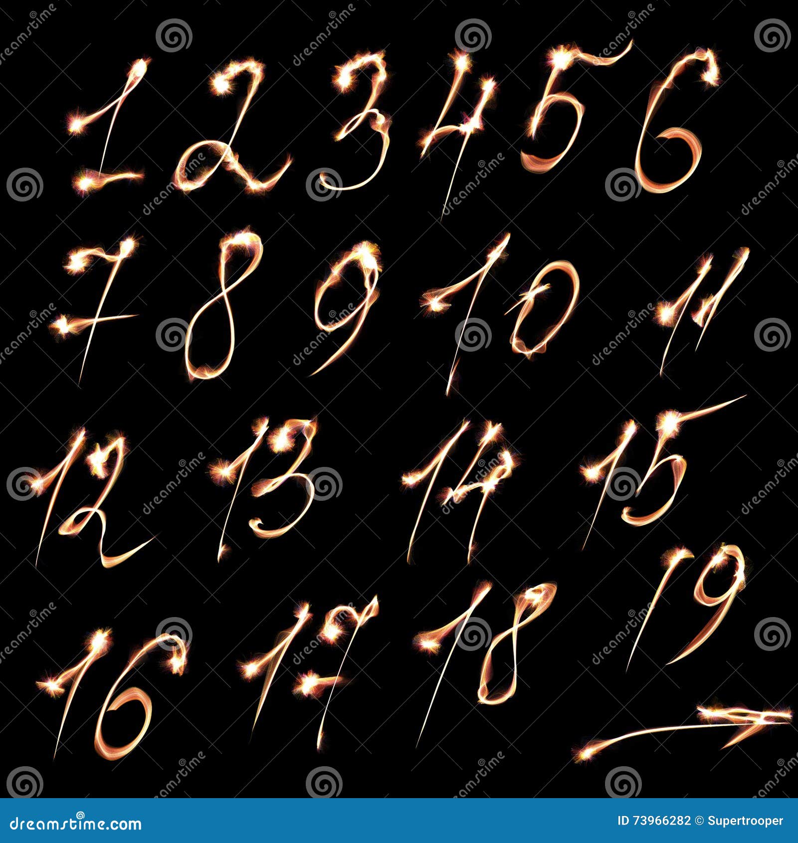 Set of numbers stock photo. Image of three, numerical - 73966282