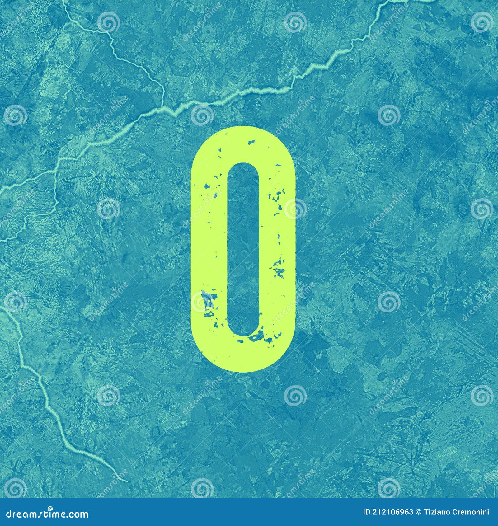 Set of Numbers, Zero, Creative Alphabet Stock Illustration ...