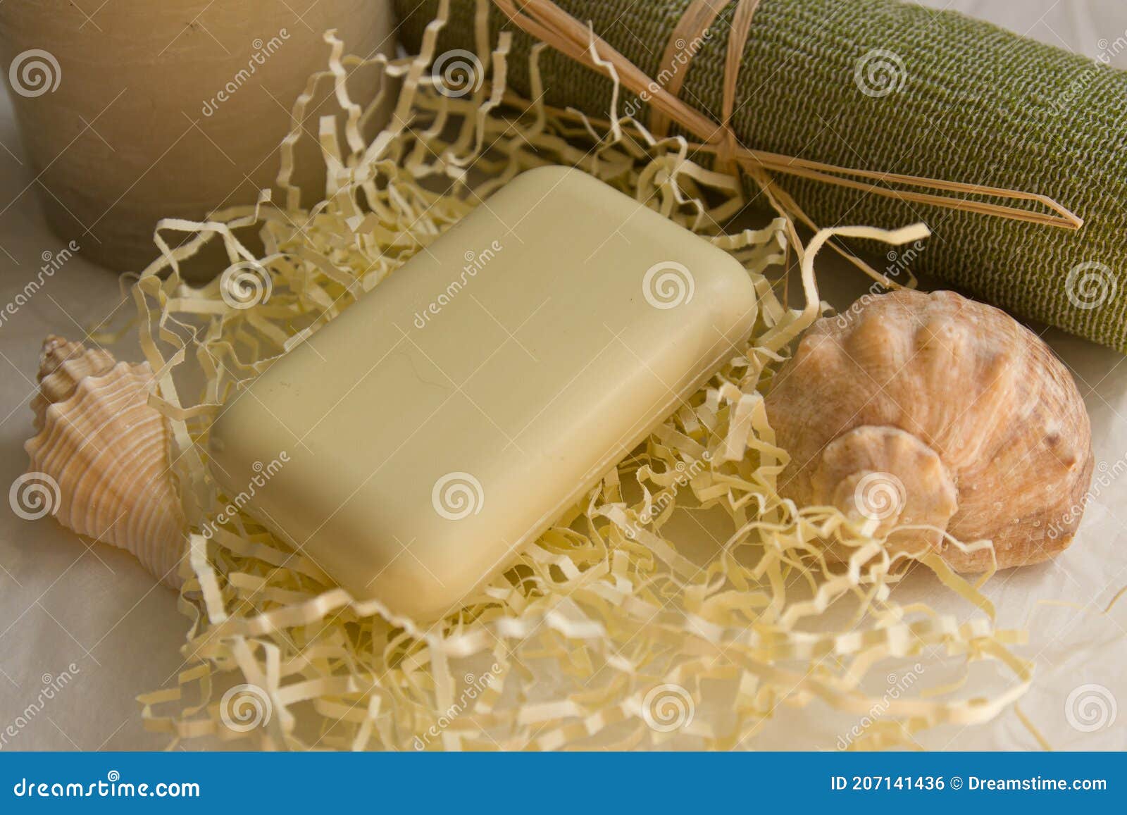 Set of Objects for Body Care and Relaxation Stock Photo - Image of bath ...