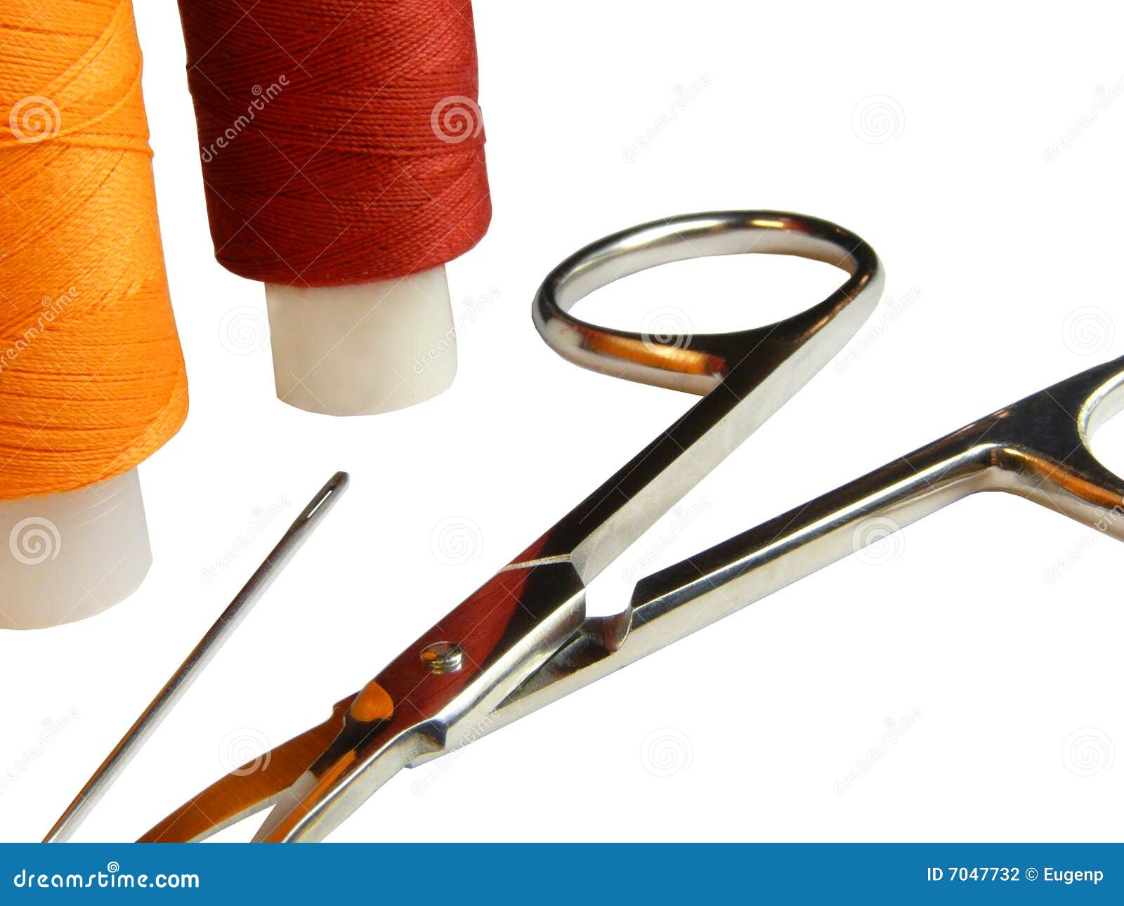 Set of Objects for Needlework Stock Photo - Image of needlework, spool ...