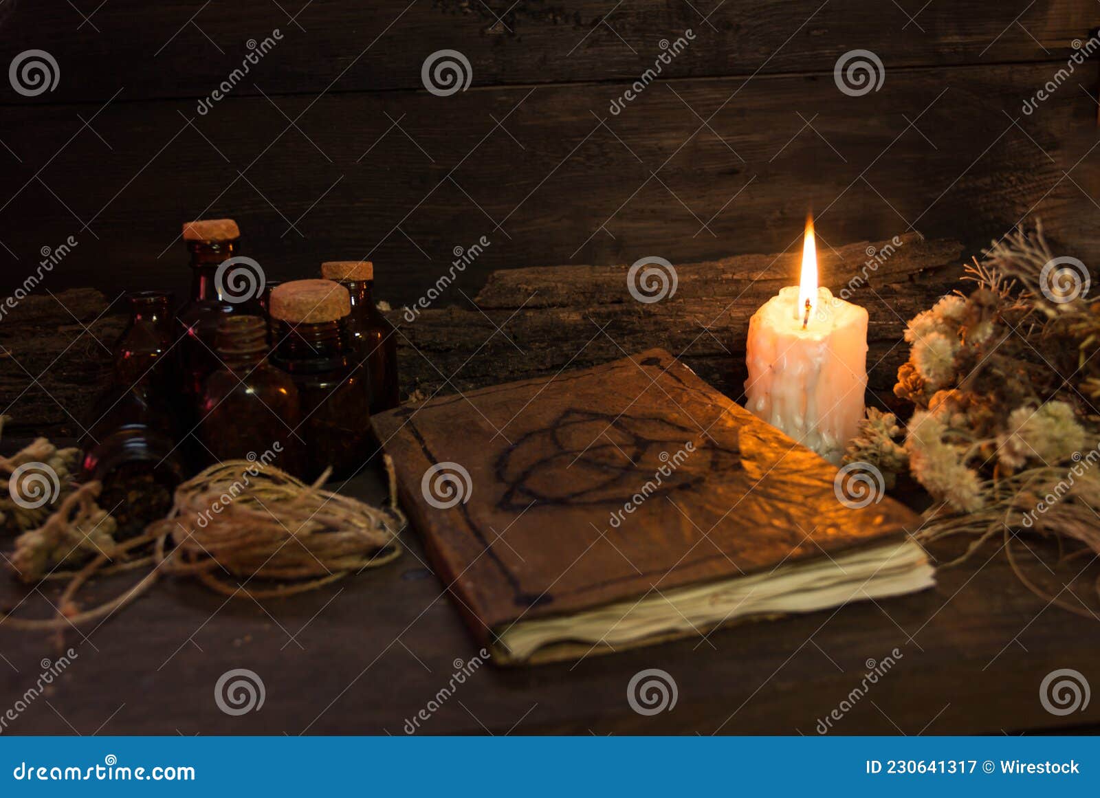 Set of Objects Symbols of Esoteric Rituals Stock Image - Image of ...