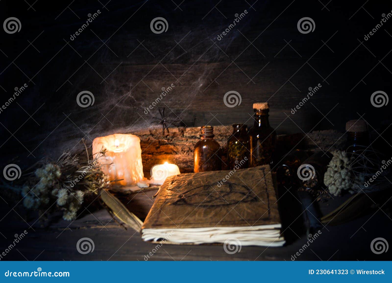 Set of Objects Symbols of Esoteric Rituals Stock Image - Image of ...
