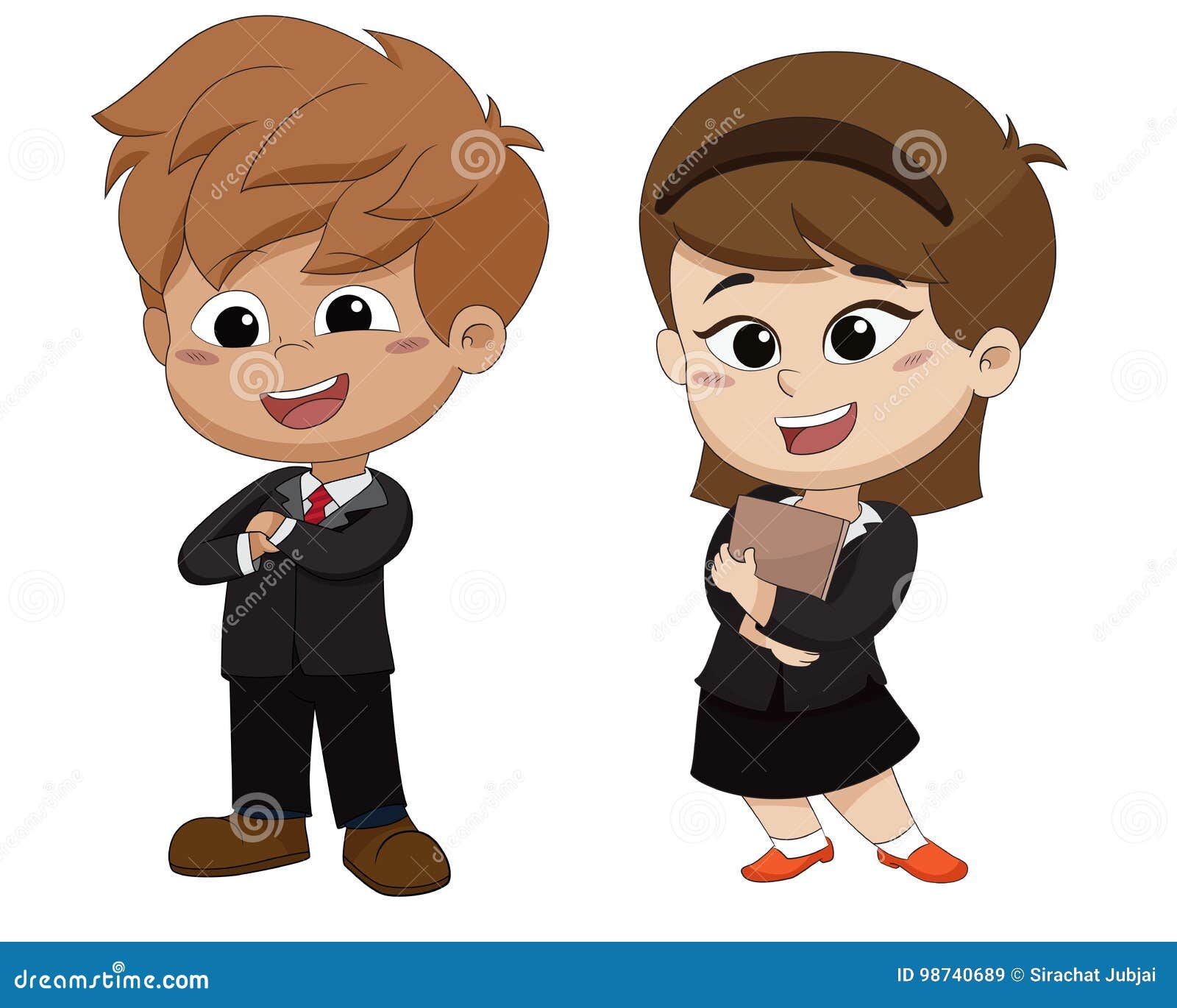 Set of Occupation Kid Business. Stock Vector - Illustration of vector ...