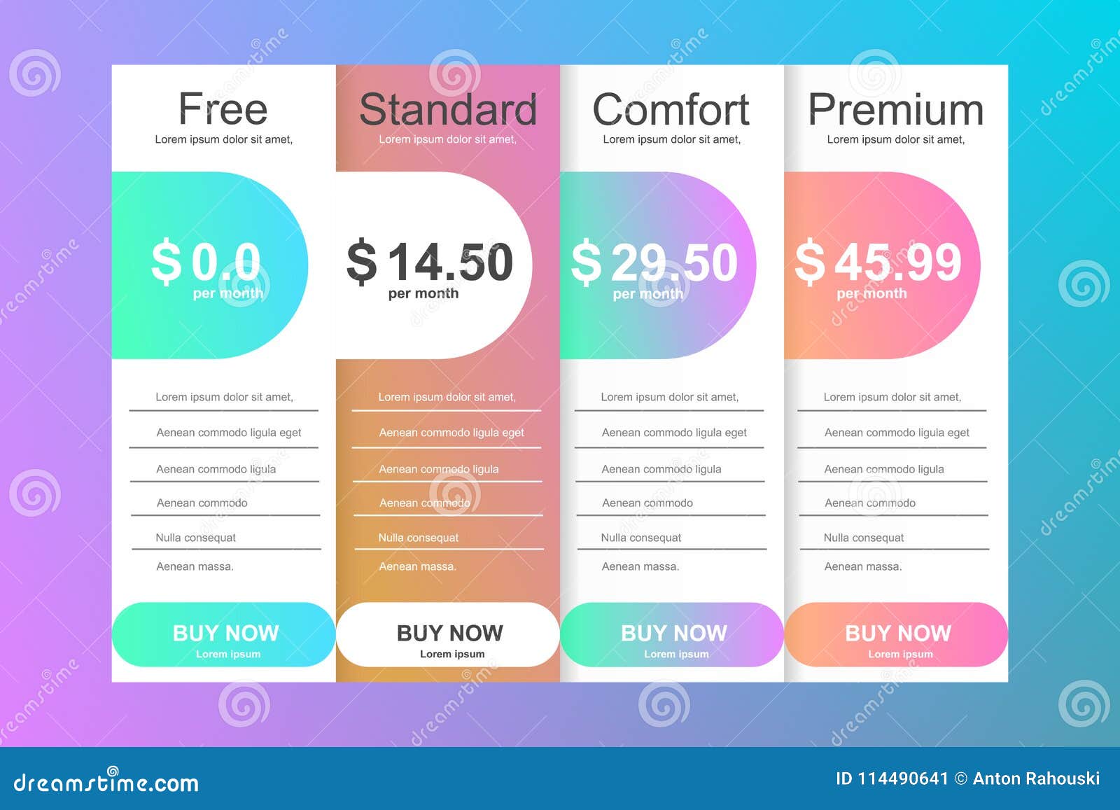 Set of Offer Tariffs Ui Ux Vector Banner for Web App Set of Pricing ... Set of Offer Tariffs Ui Ux Vector Banner for Web App Set of Pricing ...