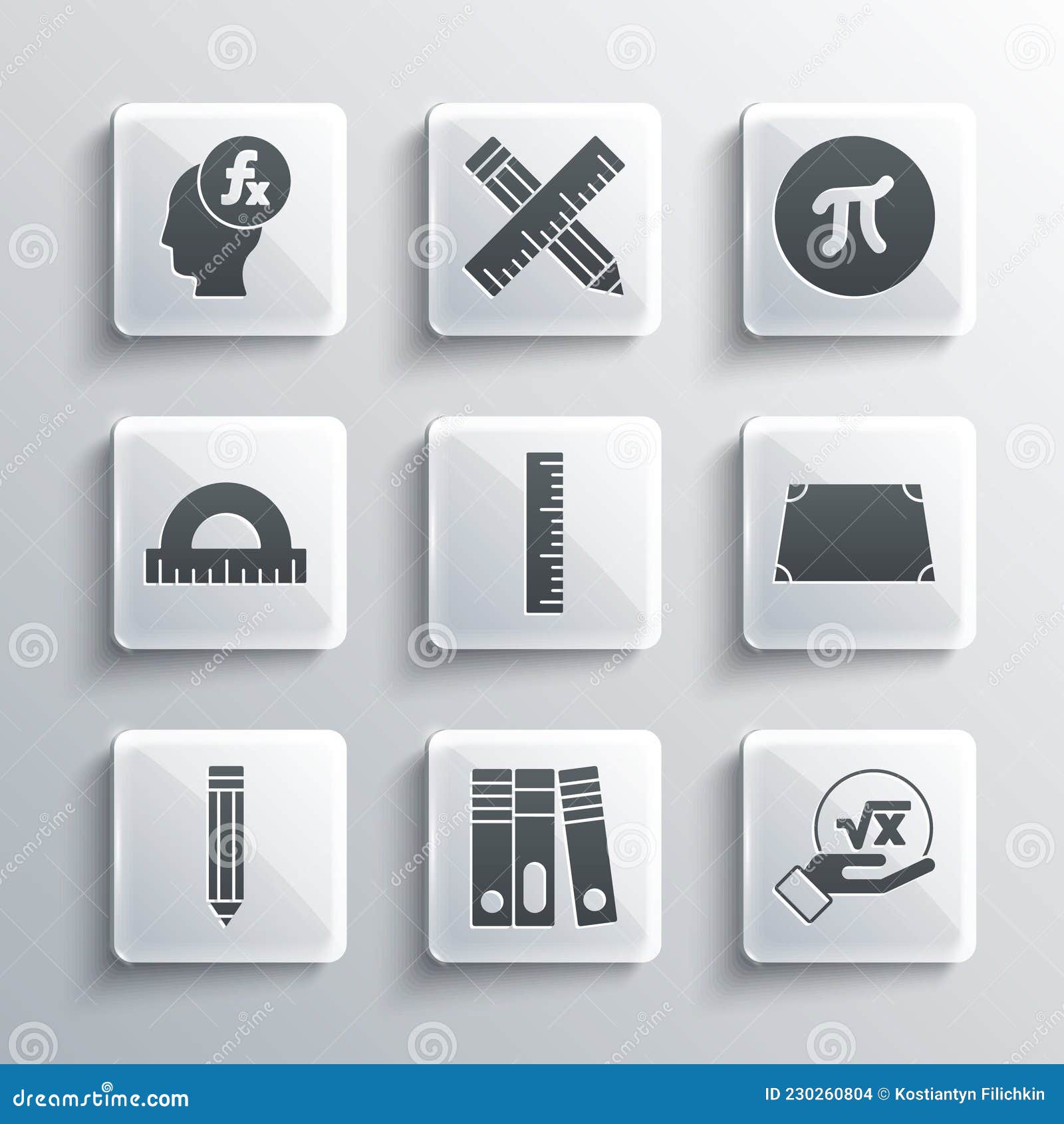 Set Protractor, Function Mathematical Symbol, Computer Monitor With ... Set Protractor, Function Mathematical Symbol, Computer Monitor With ...