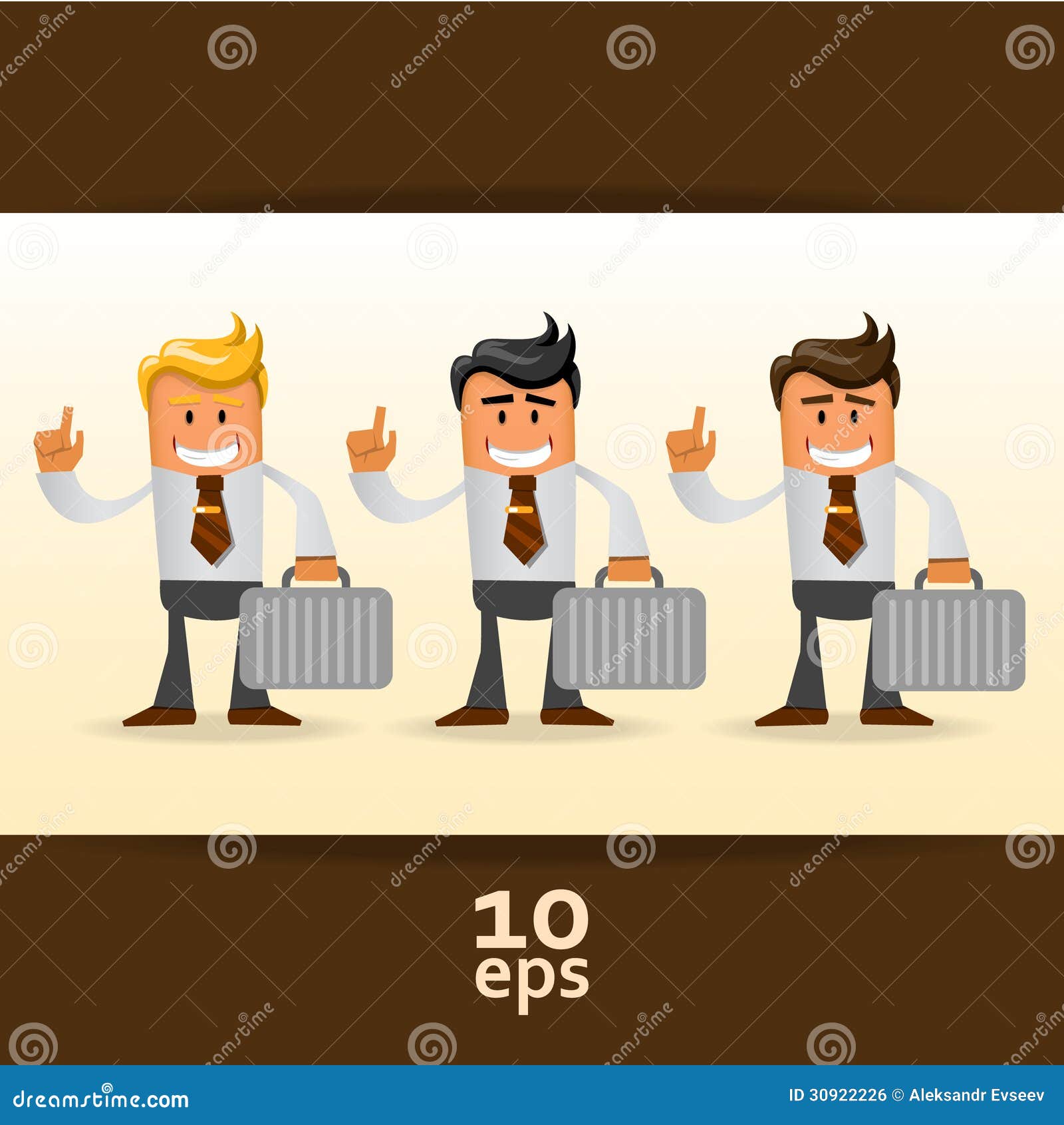 Set of office manager stock illustration. Illustration of idea - 30922226