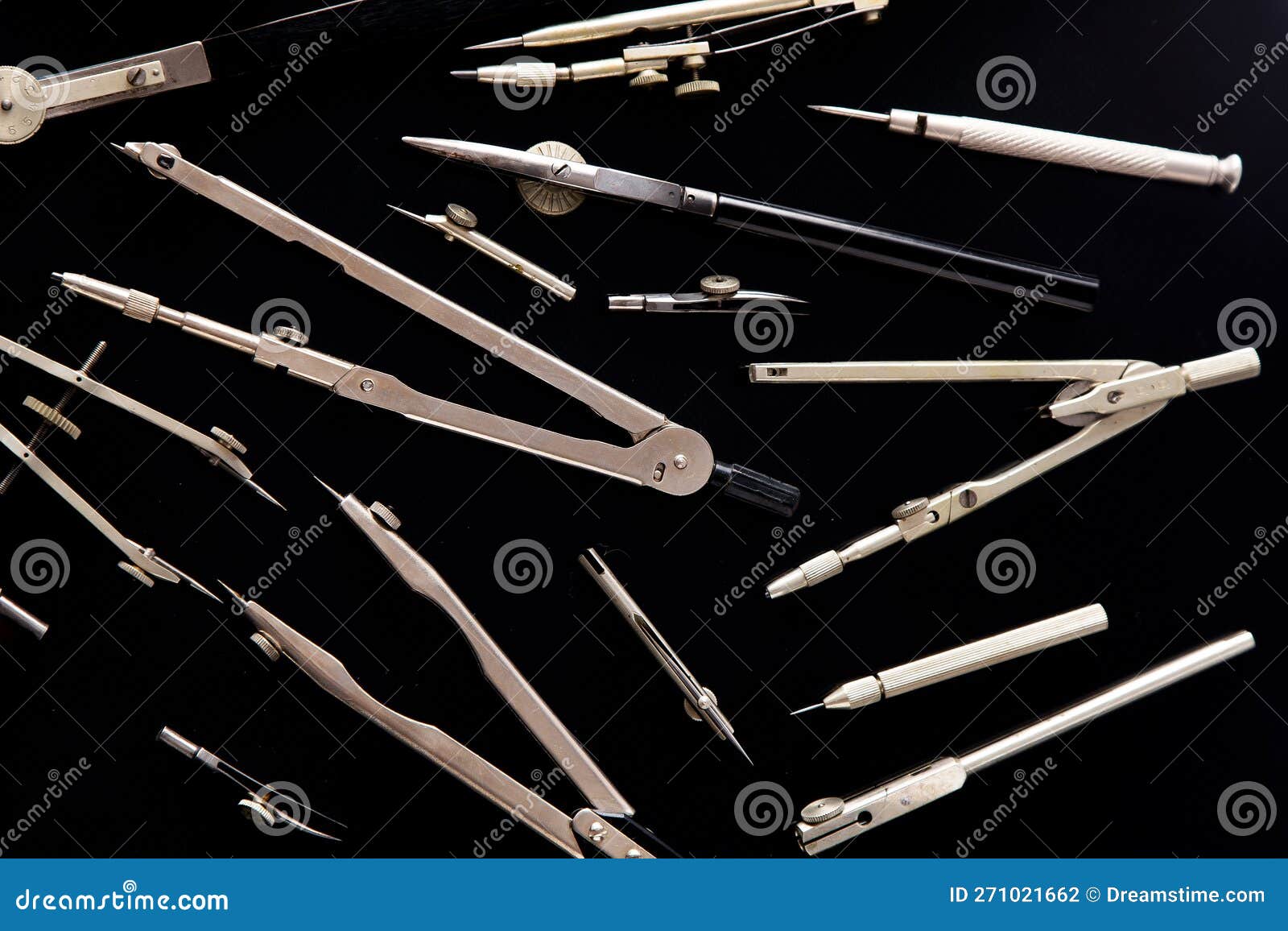 Black Drafting Drawing Compass Royalty-Free Stock Image | CartoonDealer ...