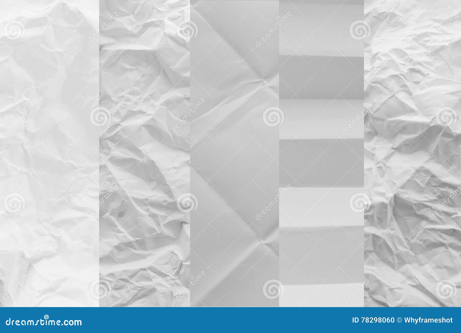Set of Old Folded Paper Texture Stock Photo - Image of rough, journal ...
