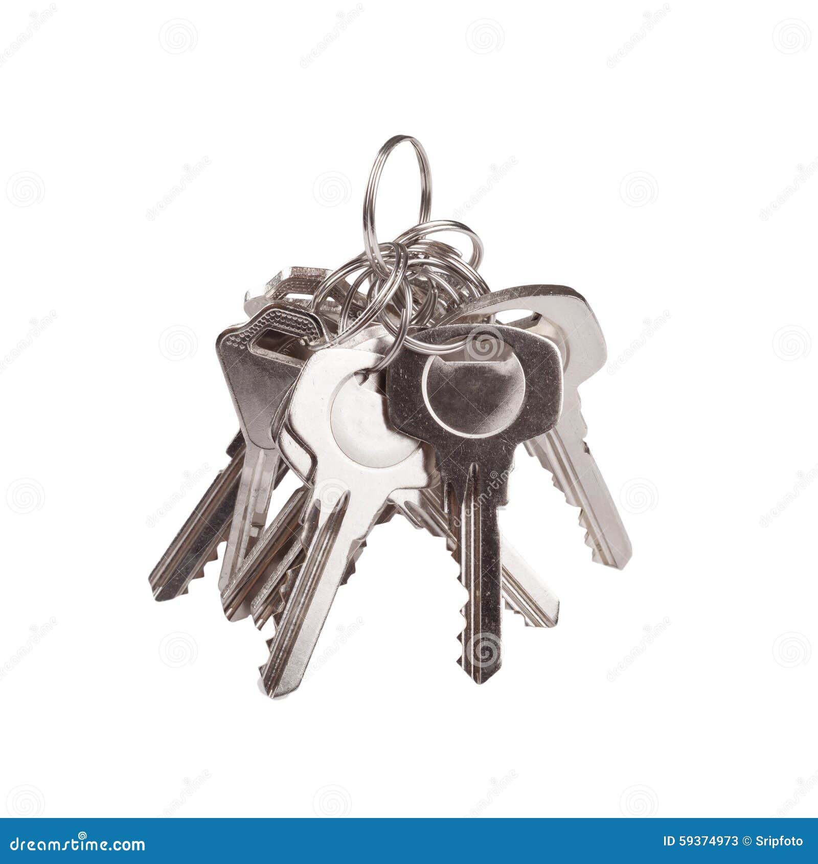 Set of Old House Keys Isolated on the White Stock Image - Image of ...