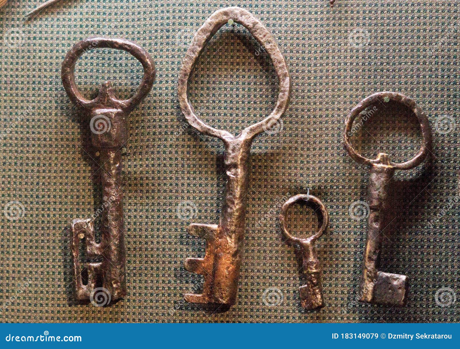 Set of Old Metal Keys on the Wall Editorial Stock Image - Image of ...