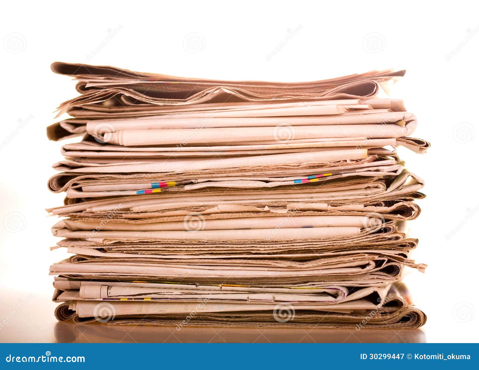 Pile of newspapers stock image. Image of article, printed - 30299447