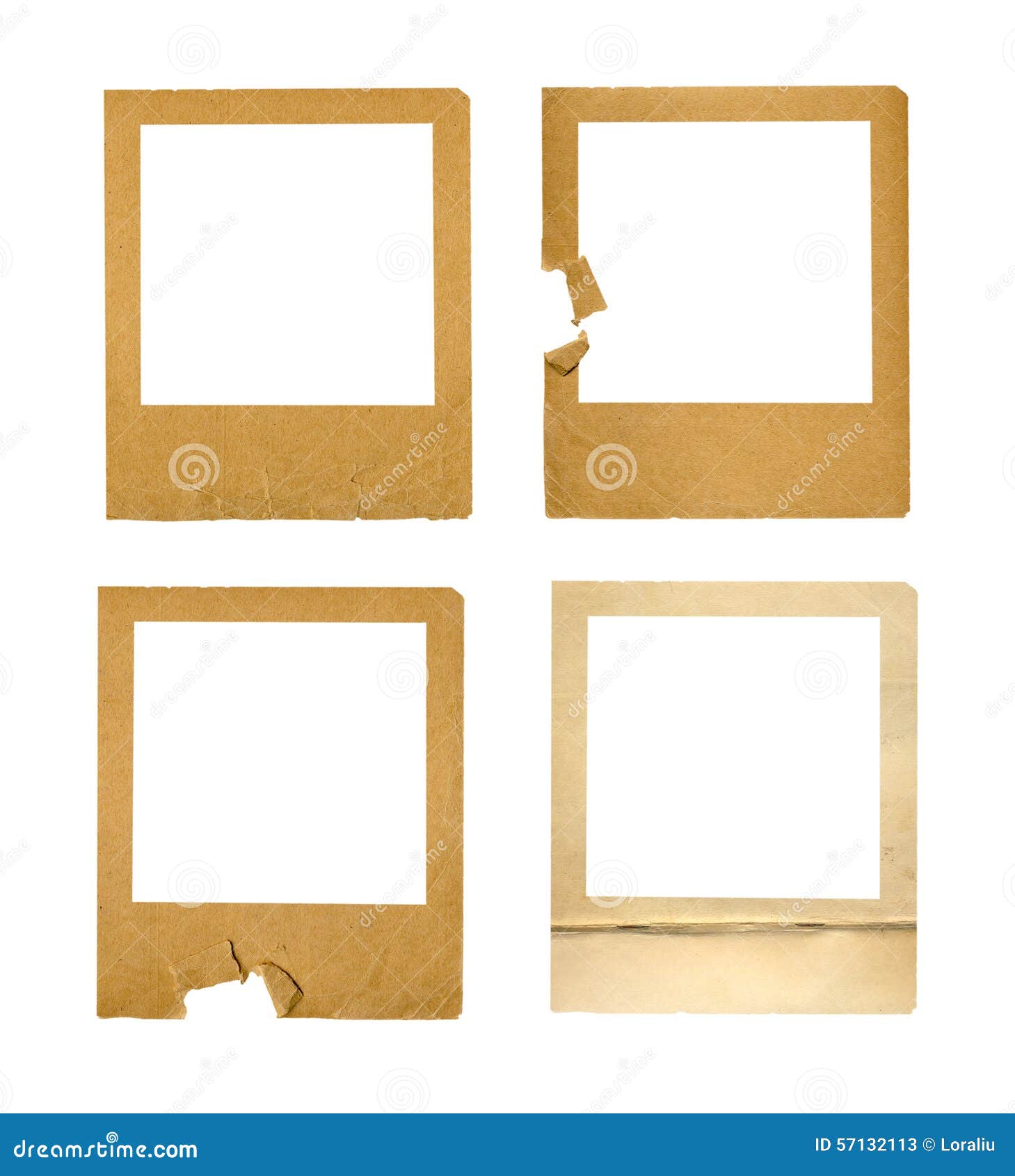 Old Paper Slides For Photos On Notebook Stock Photography ...