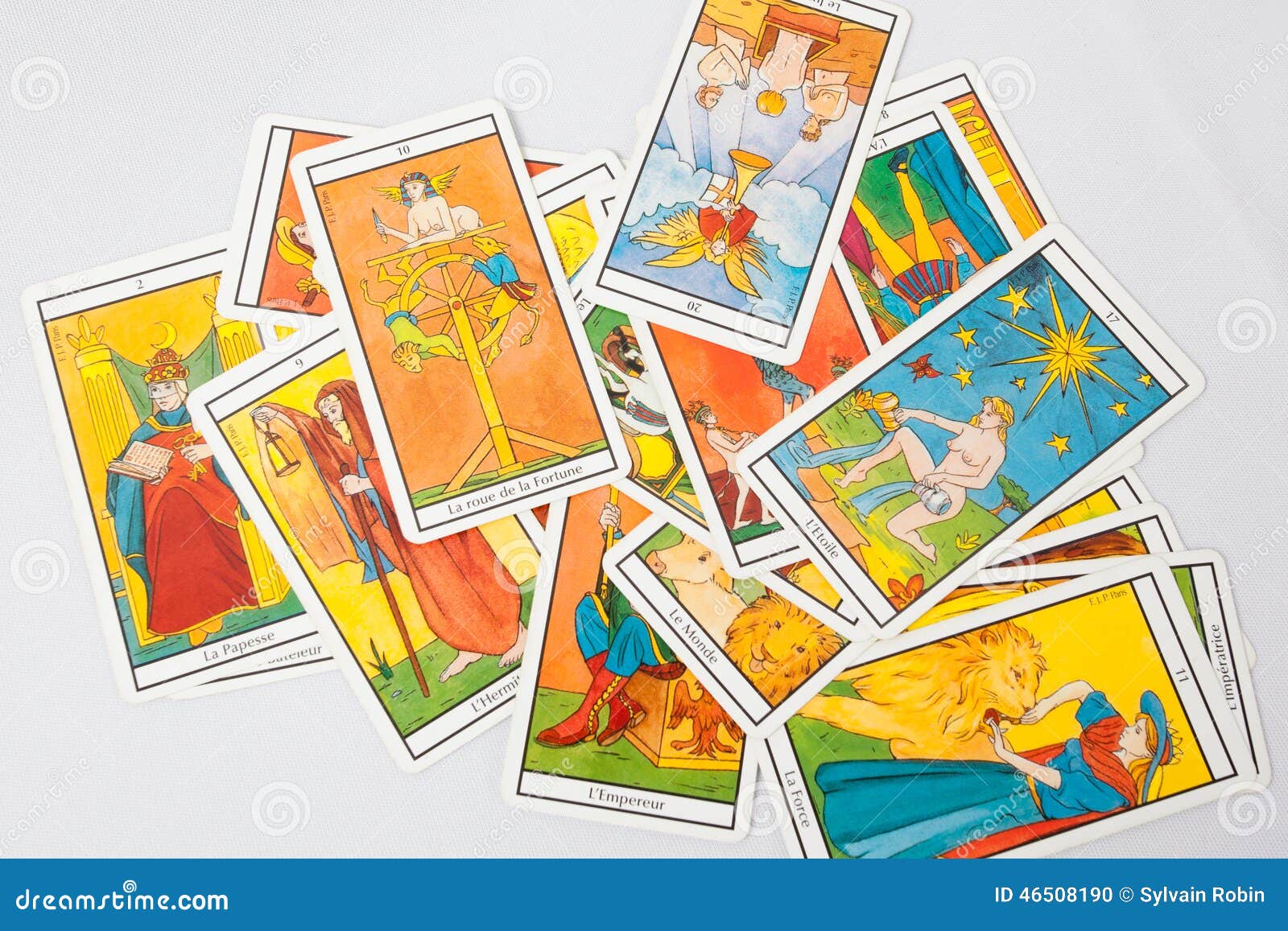 Set of old tarot cards stock photo. Image of hopes, decks - 46508190