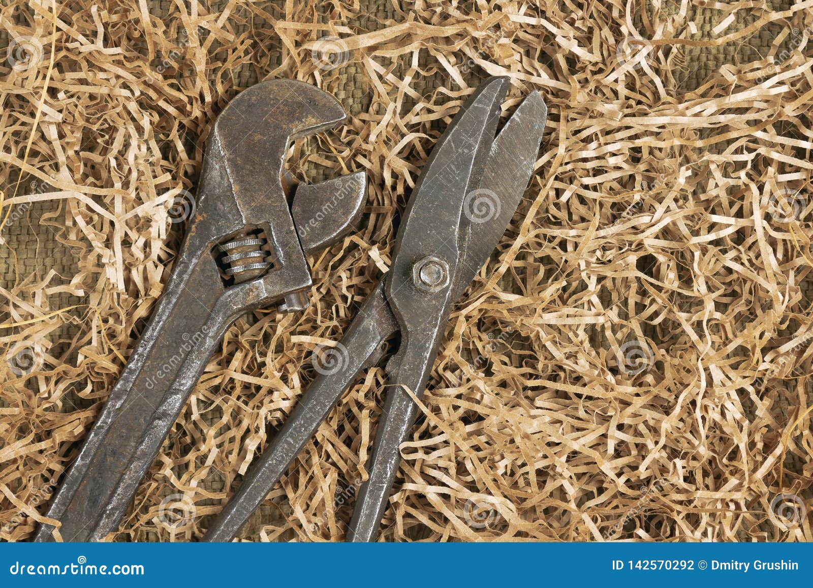 A Set of Old Tools Close Up Stock Photo - Image of household, tool ...