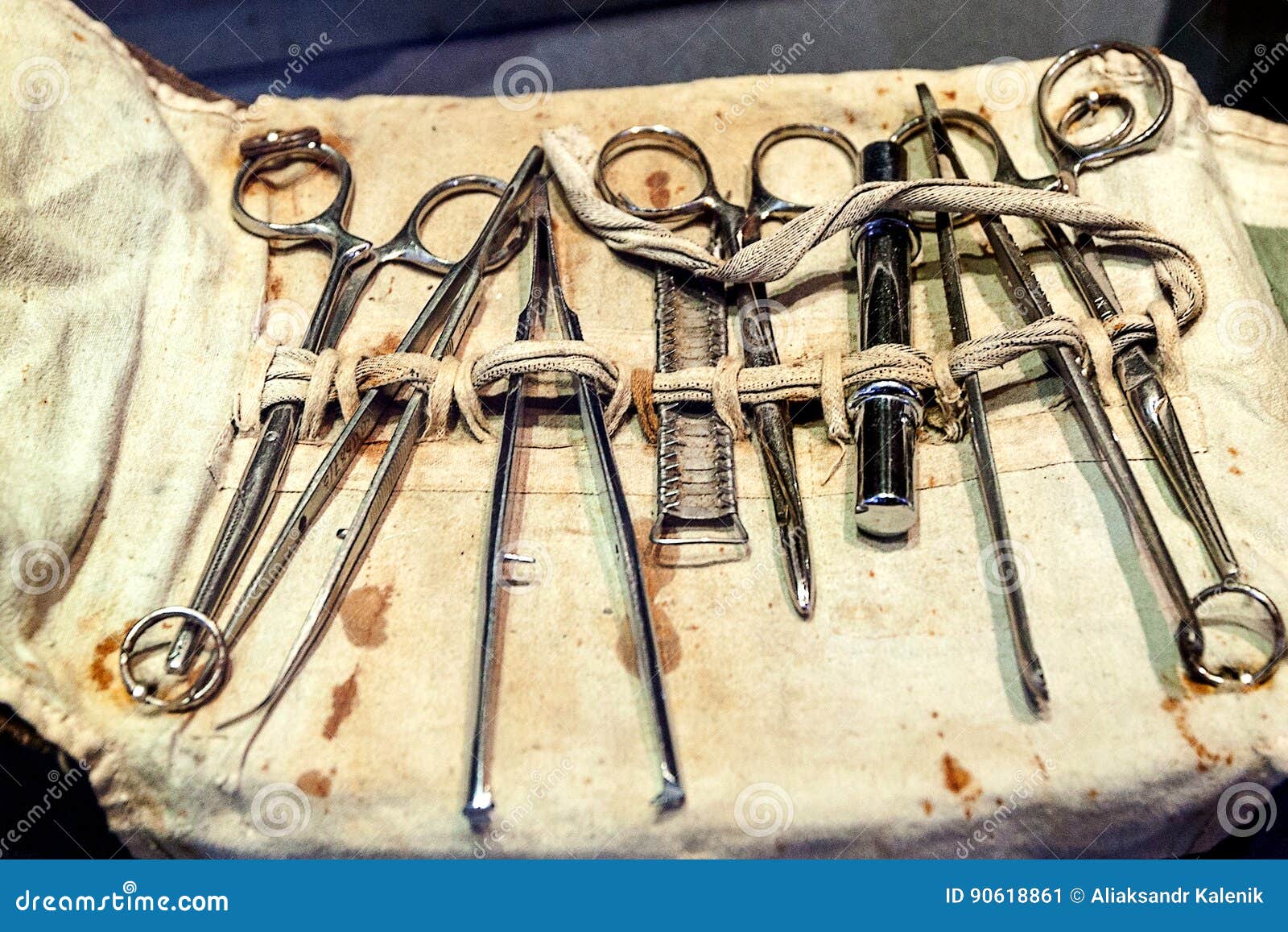 Set Of Old, Vintage Surgical Instruments Royalty-Free Stock Photo ...