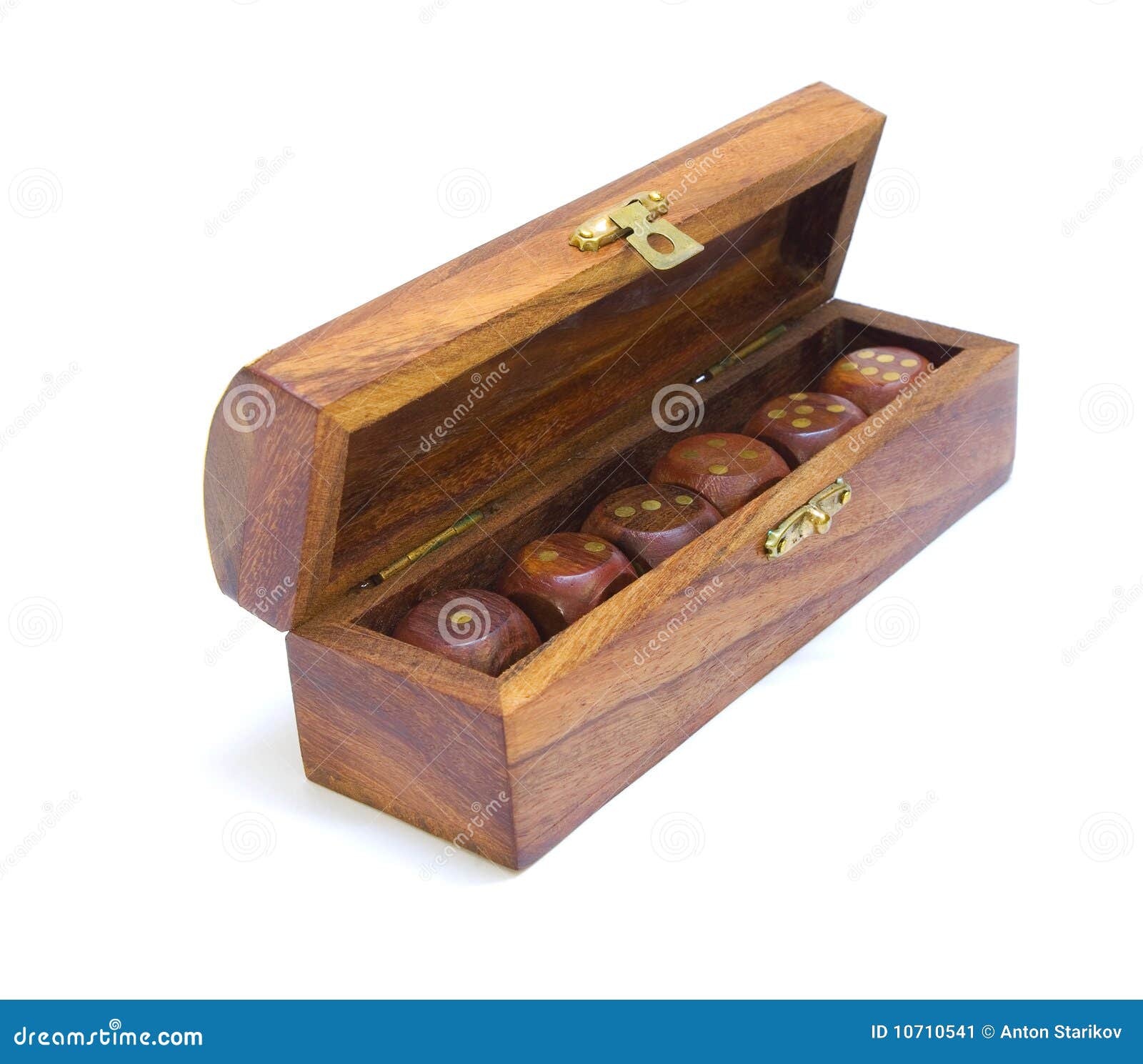 Set of old wooden dice stock image. Image of concepts - 10710541