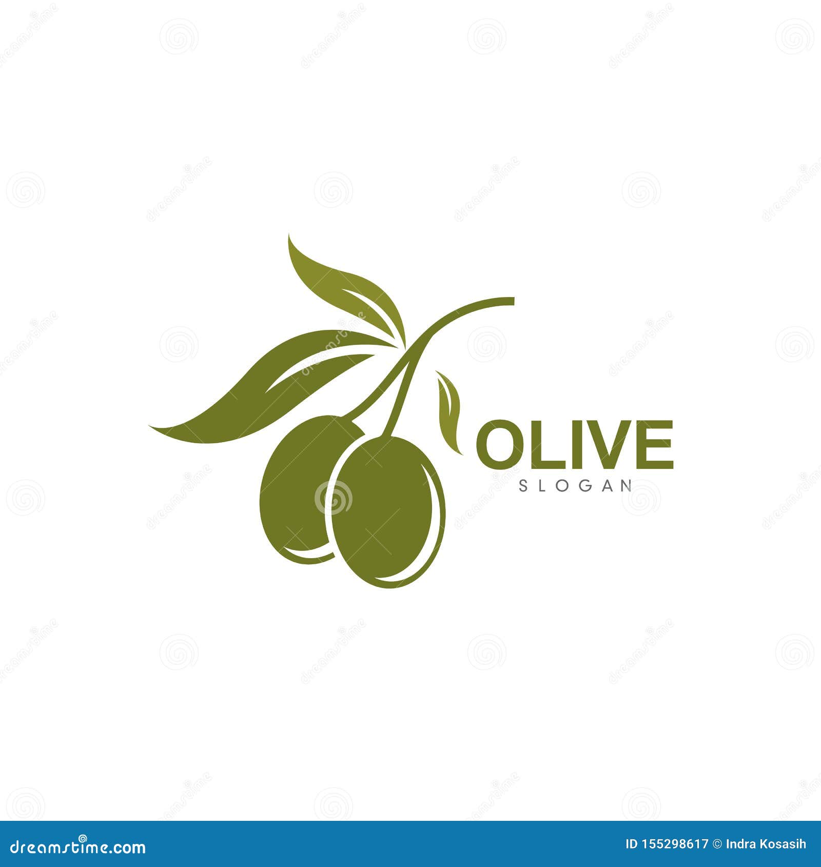 Set of Olive Logo Vector Illustration Stock Vector - Illustration of ...