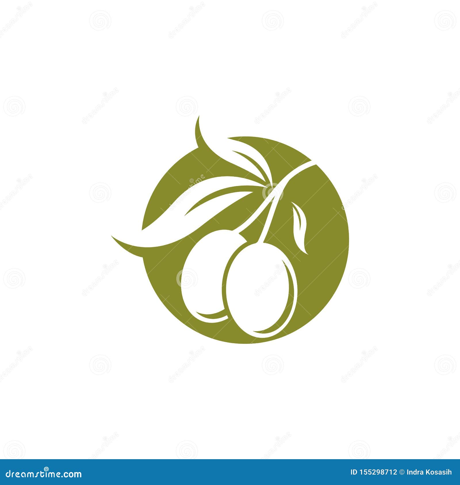 Set of Olive Logo Vector Illustration Stock Vector - Illustration of ...