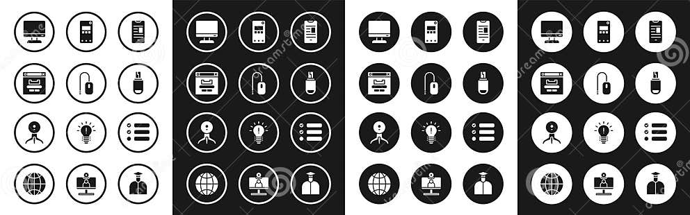 Set Online Book on Mobile, Computer Mouse, Browser Window, Monitor ... Set Online Book on Mobile, Computer Mouse, Browser Window, Monitor ...