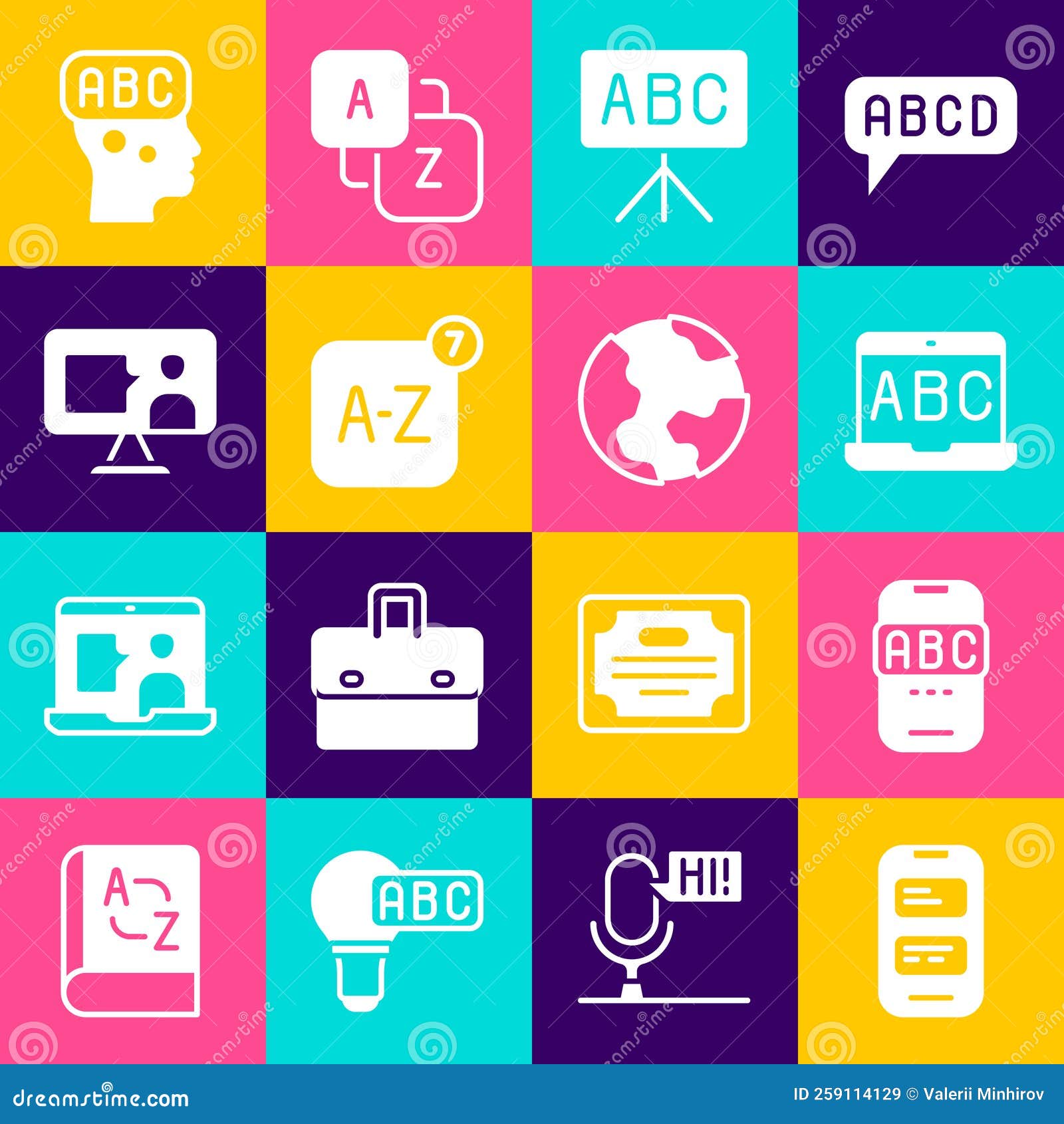 Set Online Translator, Foreign Language Online Study, Chalkboard ...