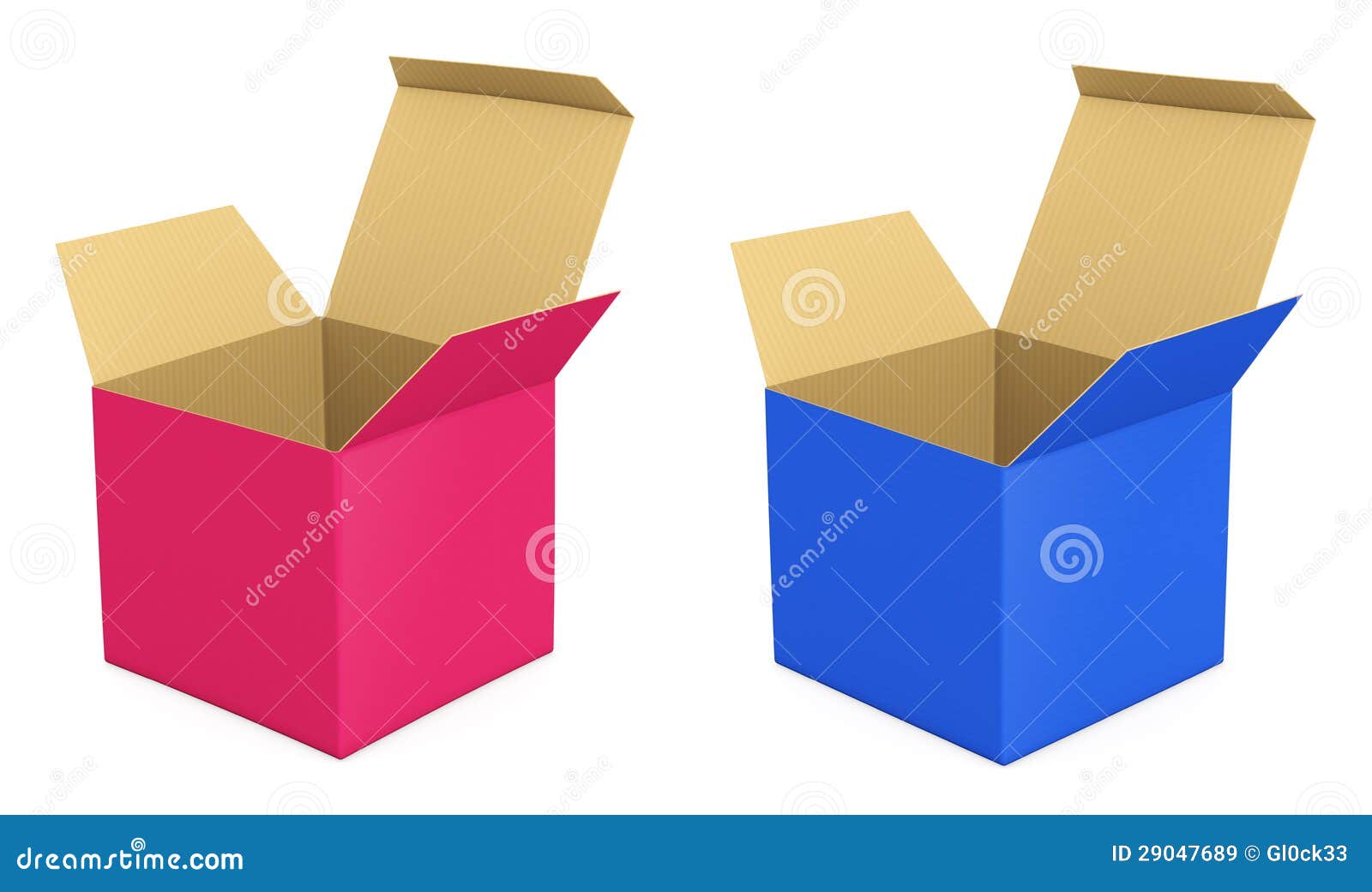 Set of opened box stock illustration. Illustration of corporate - 29047689