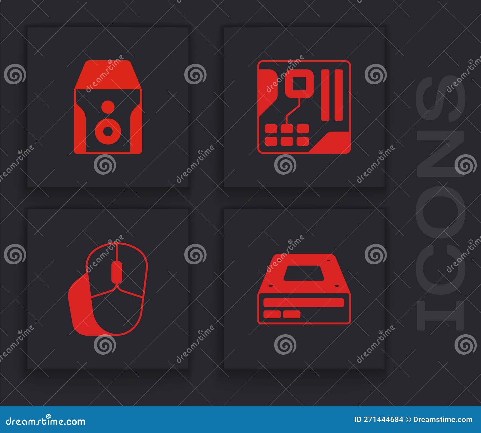 Set Optical Disc Drive, Uninterruptible Power Supply, Motherboard ...