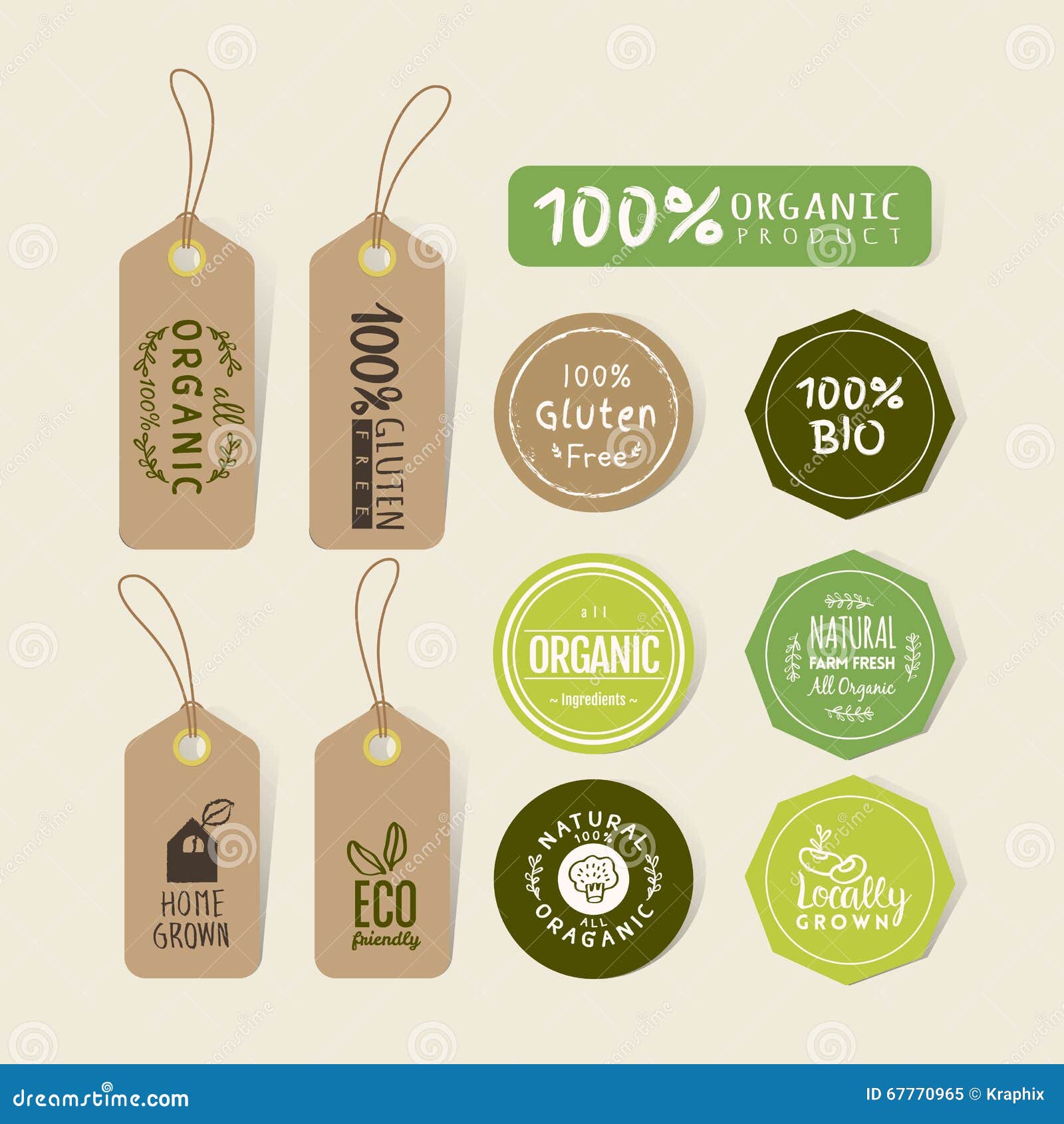 Set of Organic Food Tag and Label Sticker Design Stock Vector ... Set of Organic Food Tag and Label Sticker Design Stock Vector ...