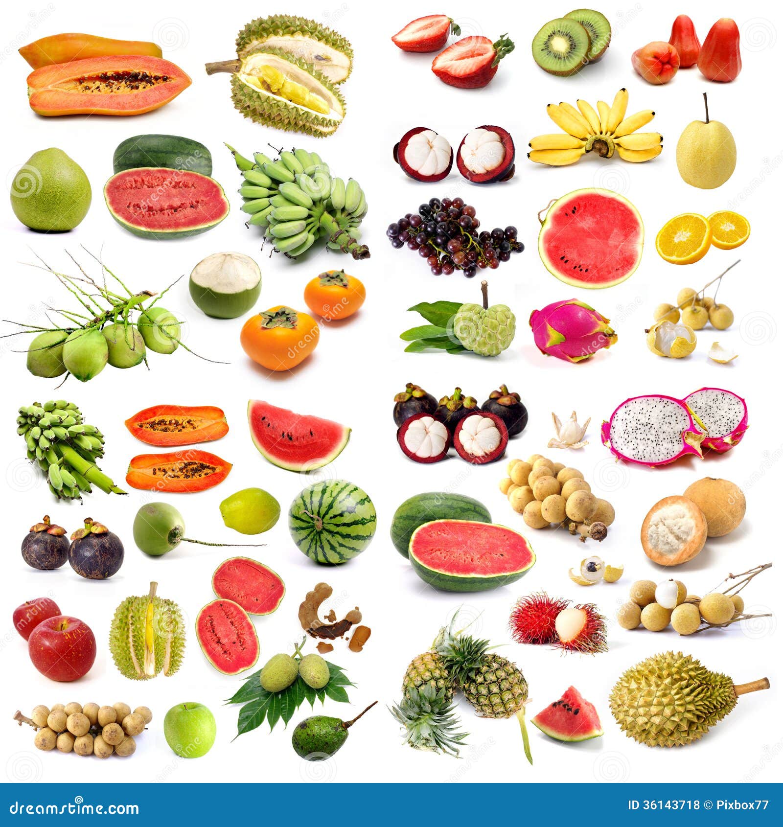 Set of organic fruit stock photo. Image of orange, exotic - 36143718