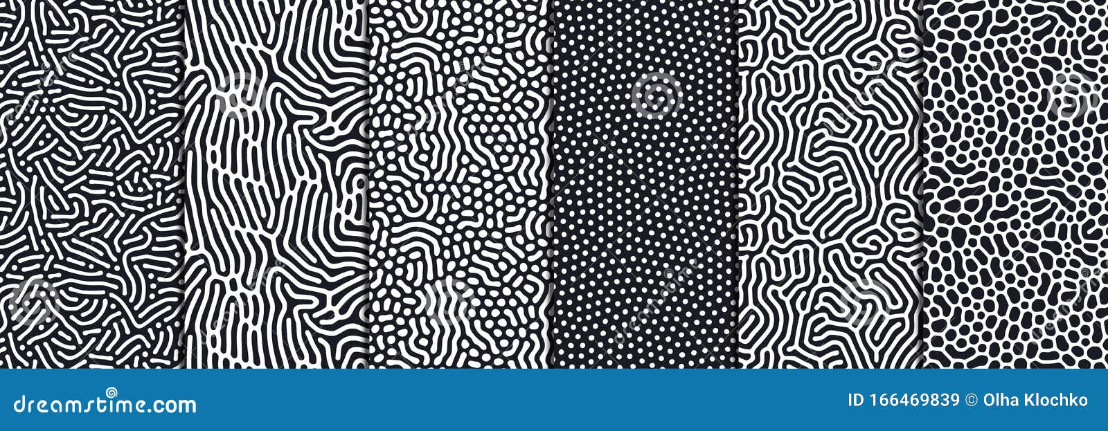 Set of Organic Seamless Patterns with Rounded Lines, Drips. Diffusion ... Set of Organic Seamless Patterns with Rounded Lines, Drips. Diffusion ...
