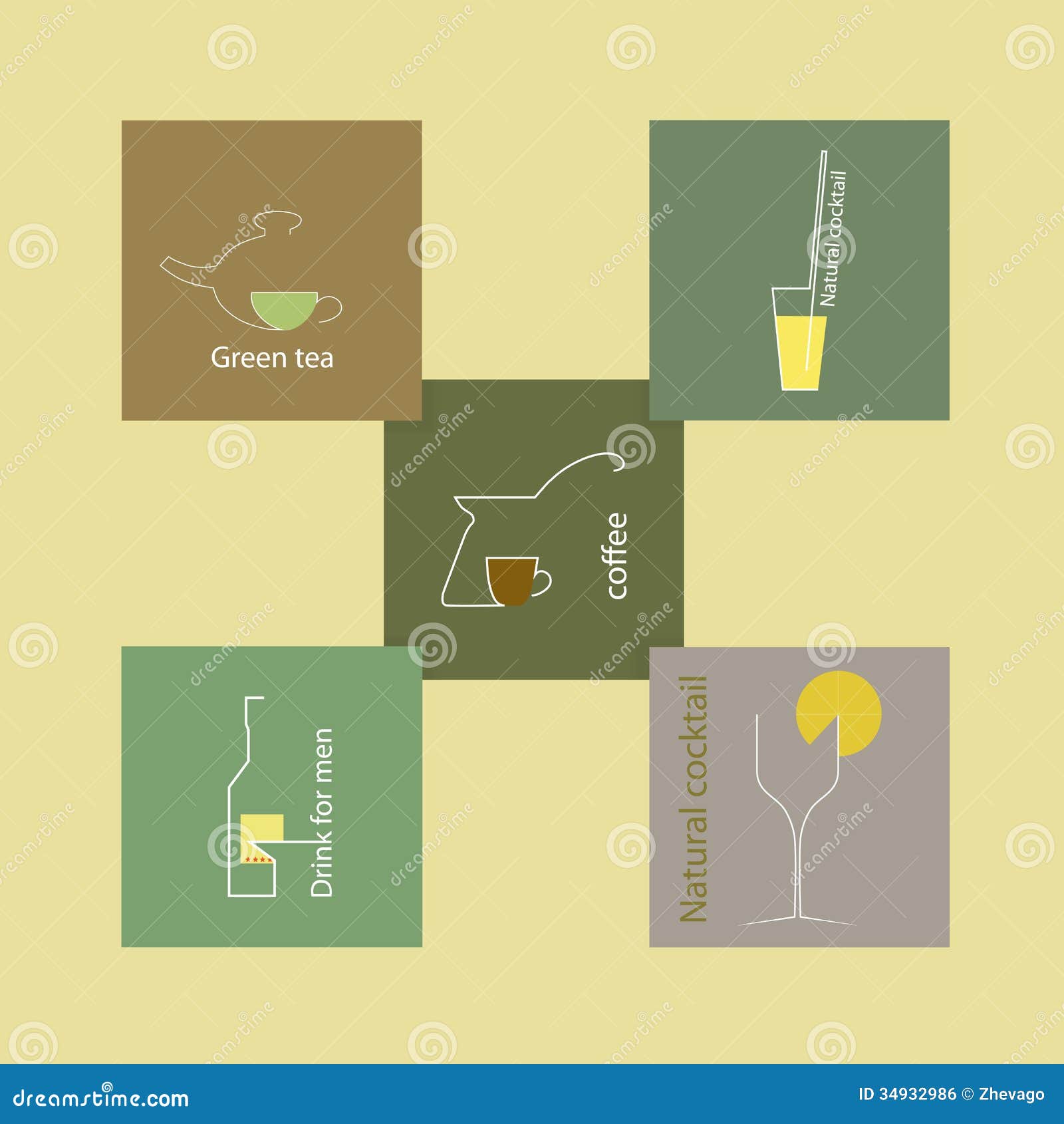 Set Of Original Symbols And Icons Vector Illustration | CartoonDealer ...