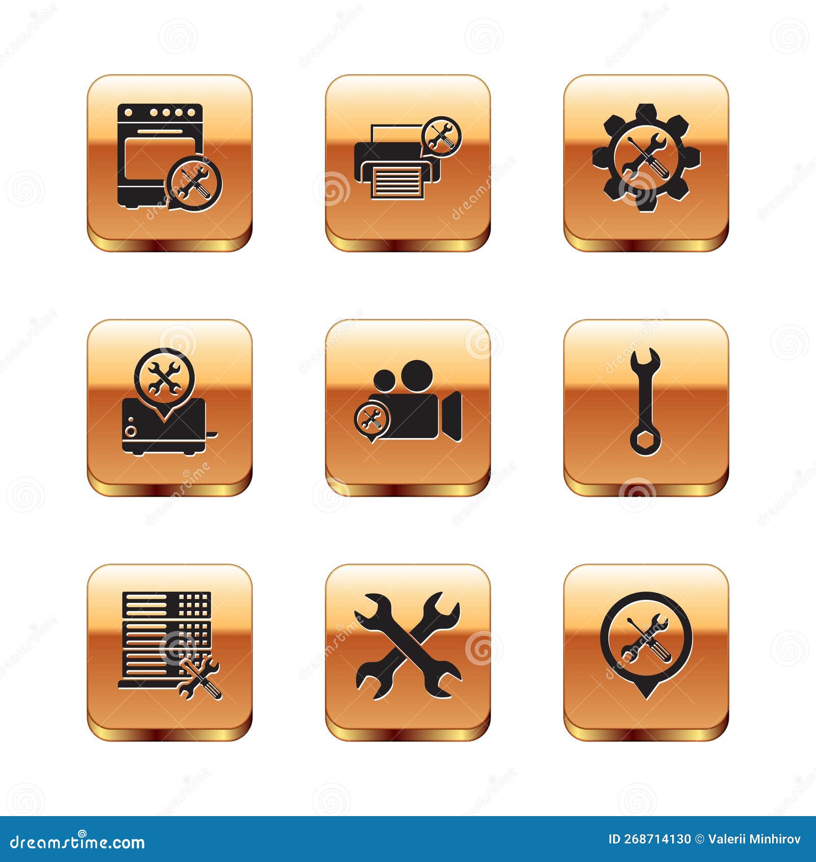 Set Oven Service, Database Server, Crossed Wrenchs, Video Camera ... Set Oven Service, Database Server, Crossed Wrenchs, Video Camera ...