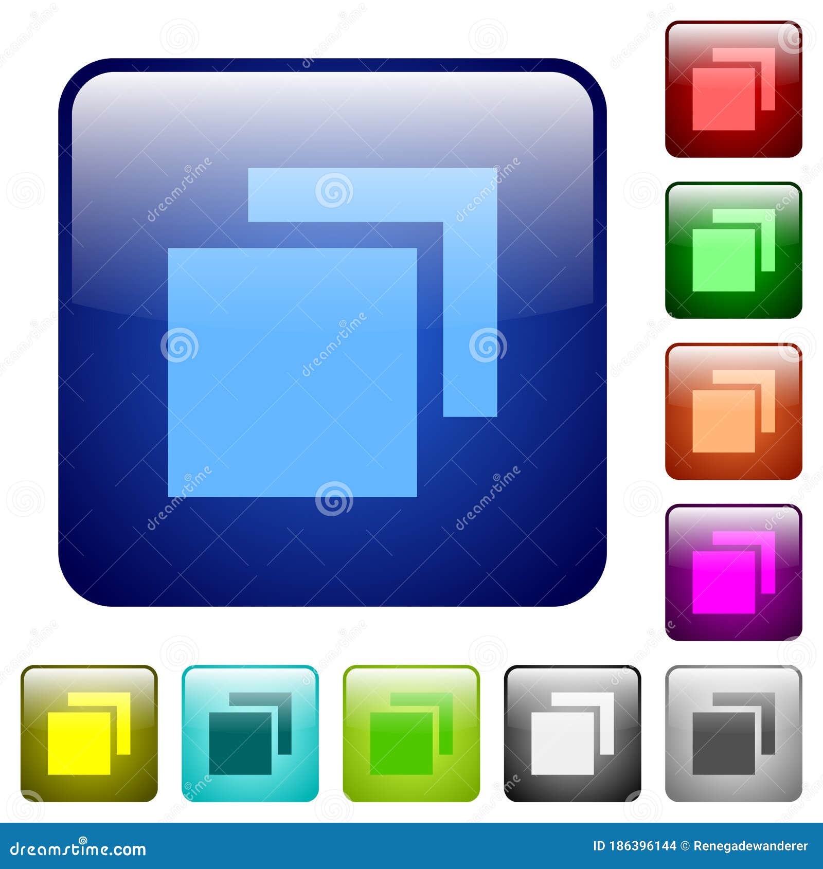 Color Overlapping Elements Square Buttons Stock Vector - Illustration ... Color Overlapping Elements Square Buttons Stock Vector - Illustration ...