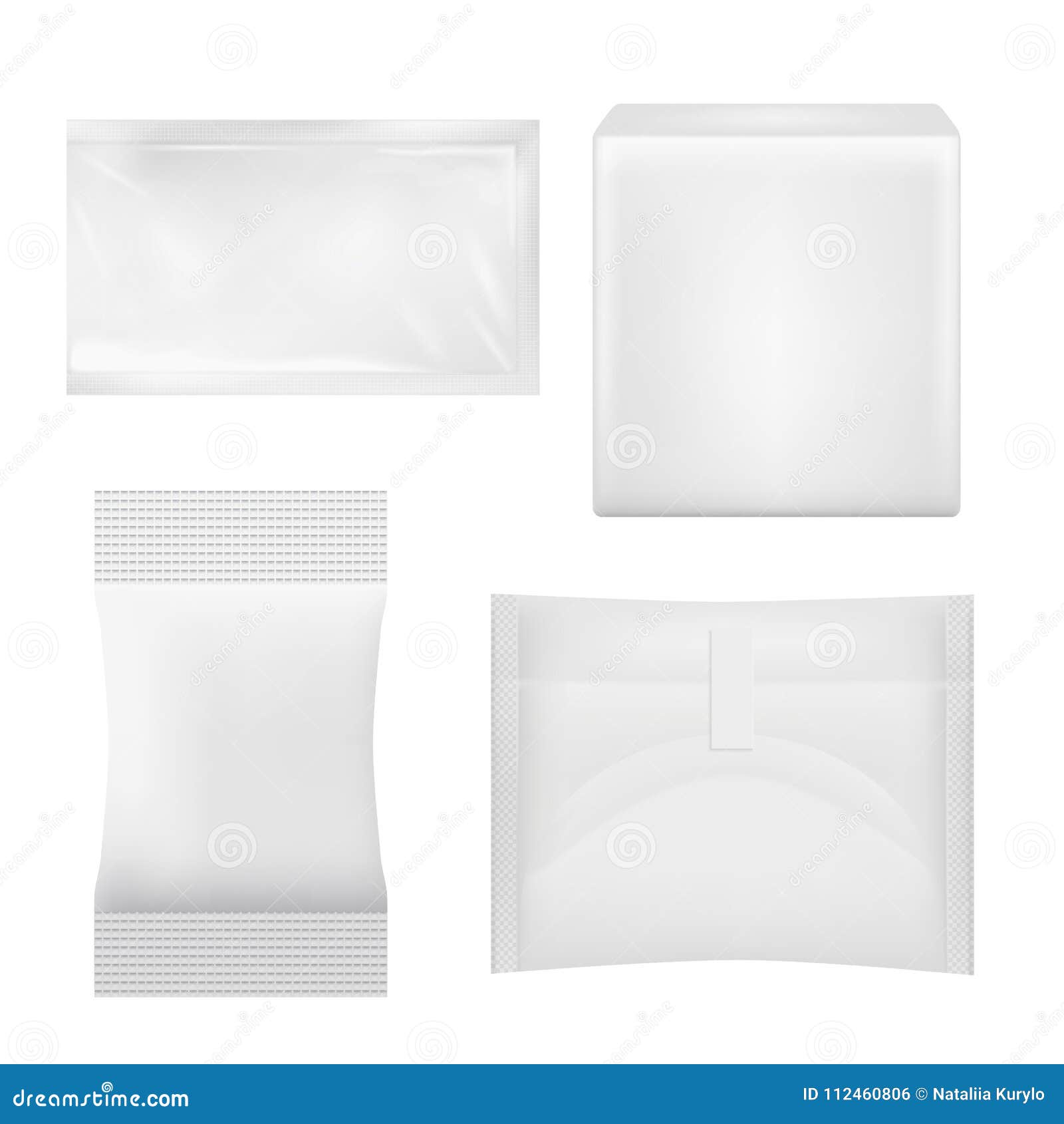 A Set of Packages, Templates Stock Vector - Illustration of retail ...