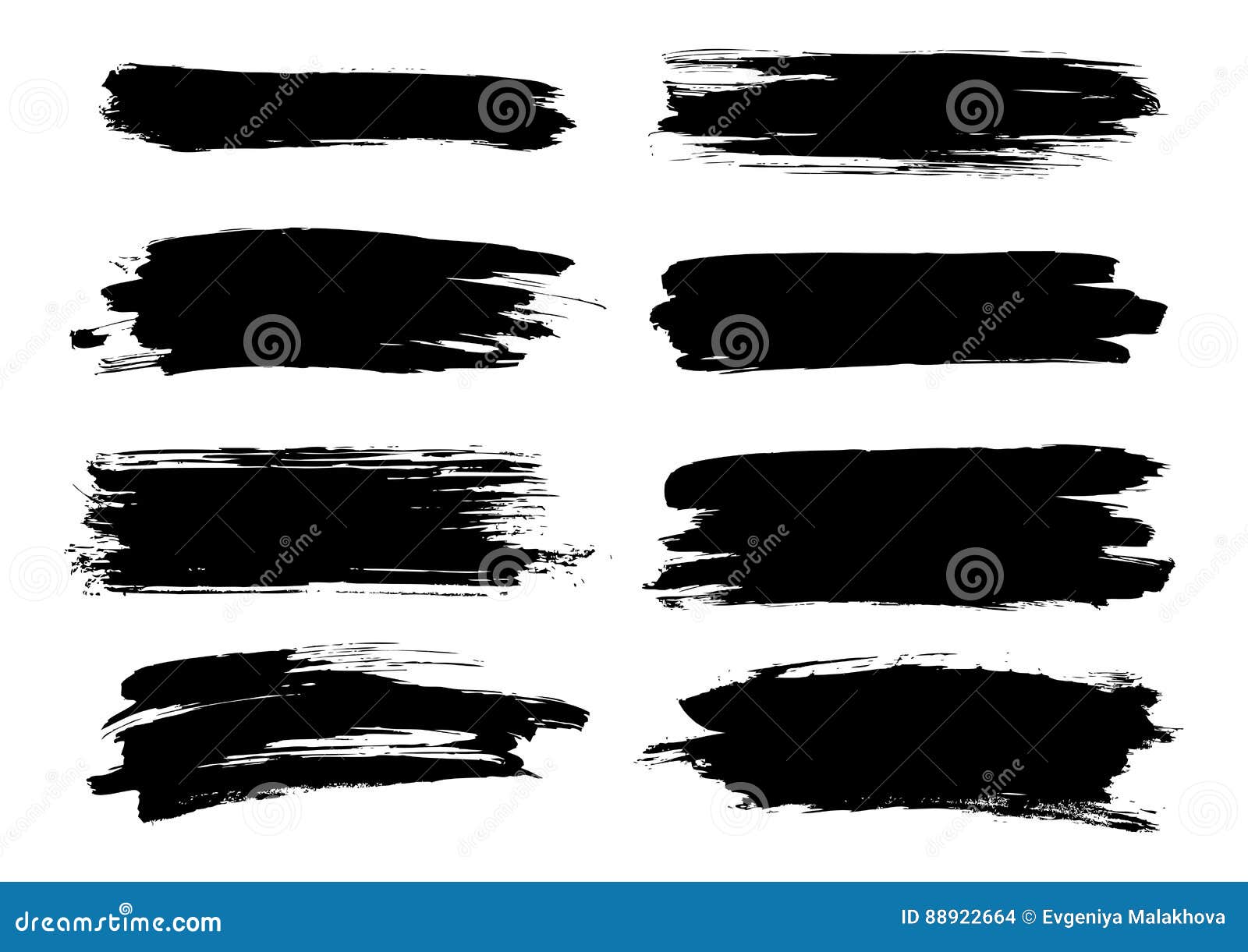 Set of paint elements stock vector. Illustration of isolated - 88922664